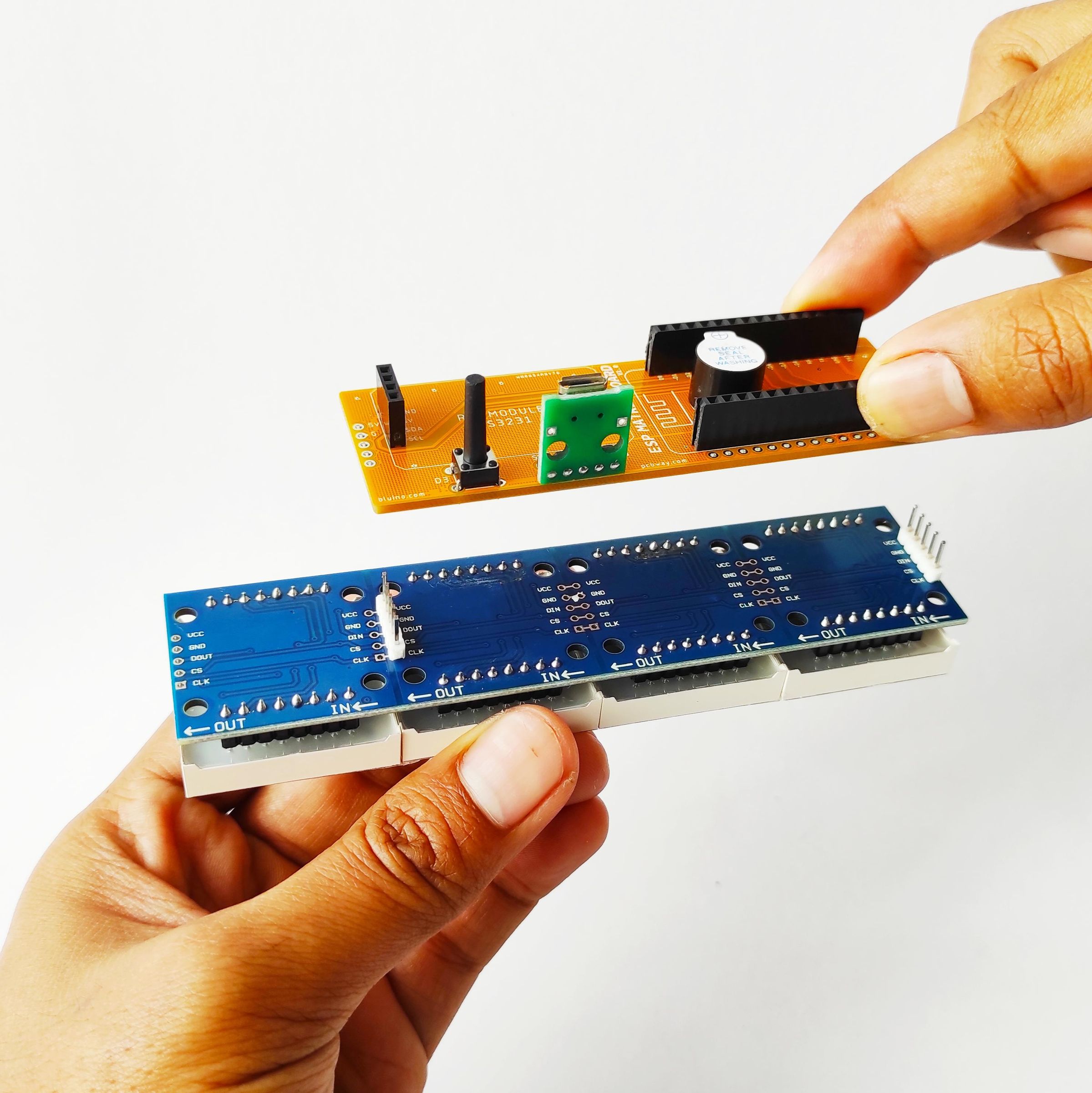 Digital Clock LED Dot Matrix - ESP Matrix Android App : 14 Steps ...
