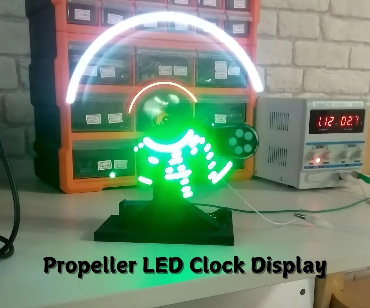 Propeller LED Clock Display : 5 Steps - Instructables