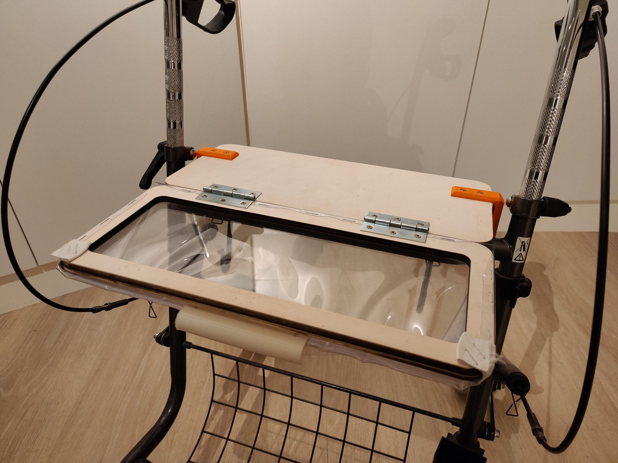 Modular Folding Table to Increase the Surface Area of a Walker and ...