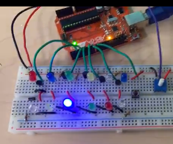 Arduino Led Chaser 7 Steps Instructables 8719