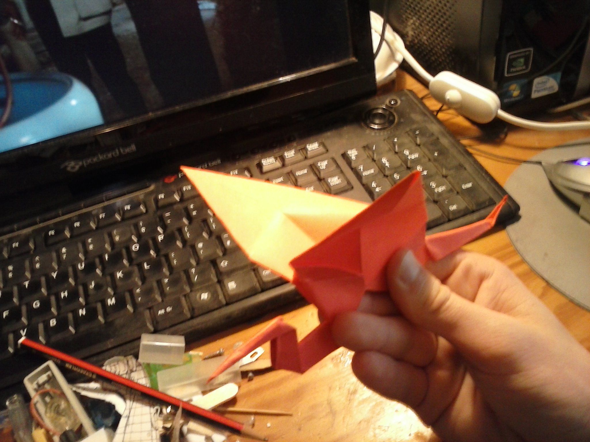 Origami Heron With Flapping Wings : 5 Steps - Instructables