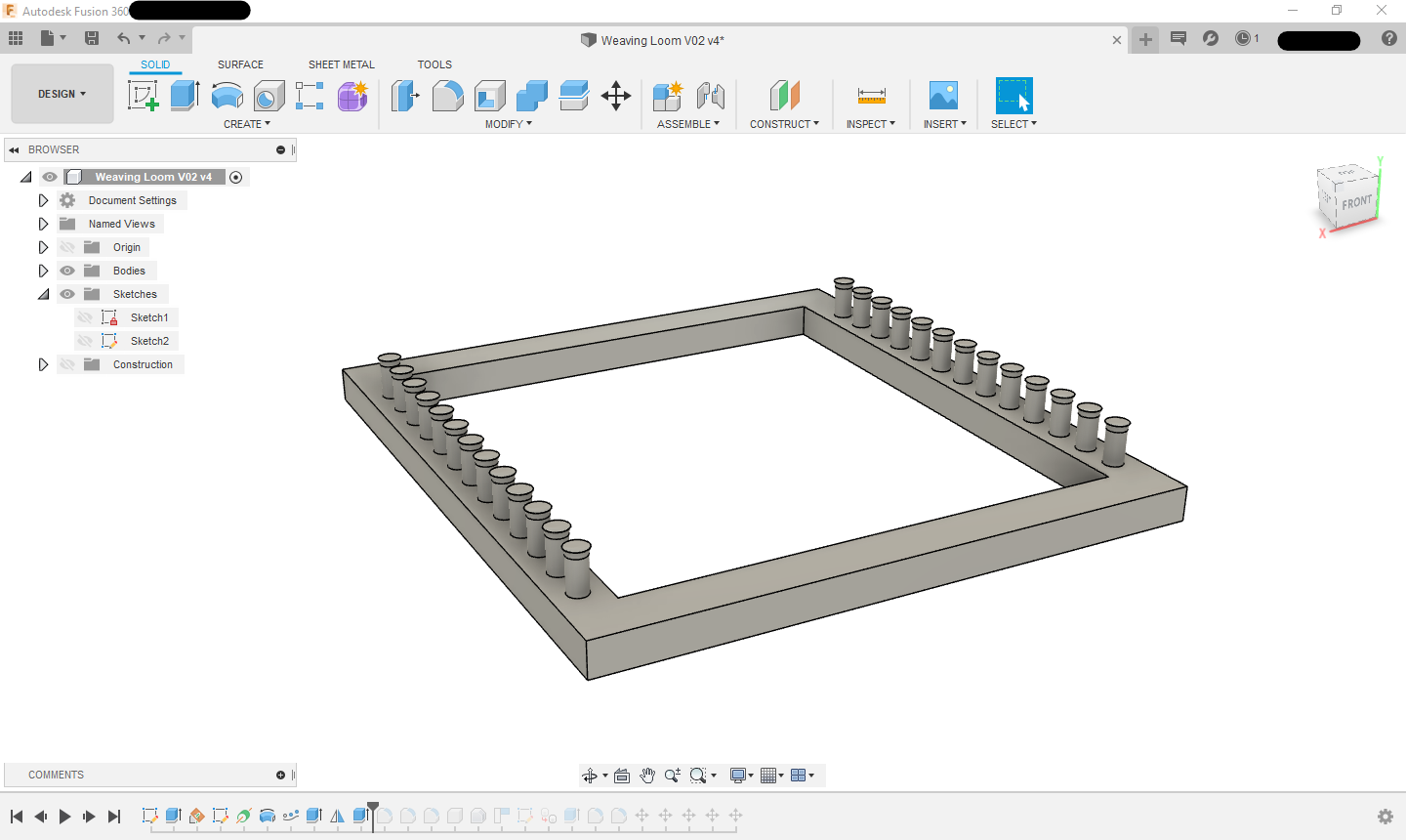 Make a 3D Printed Weaving Loom and Use It : 11 Steps (with Pictures ...
