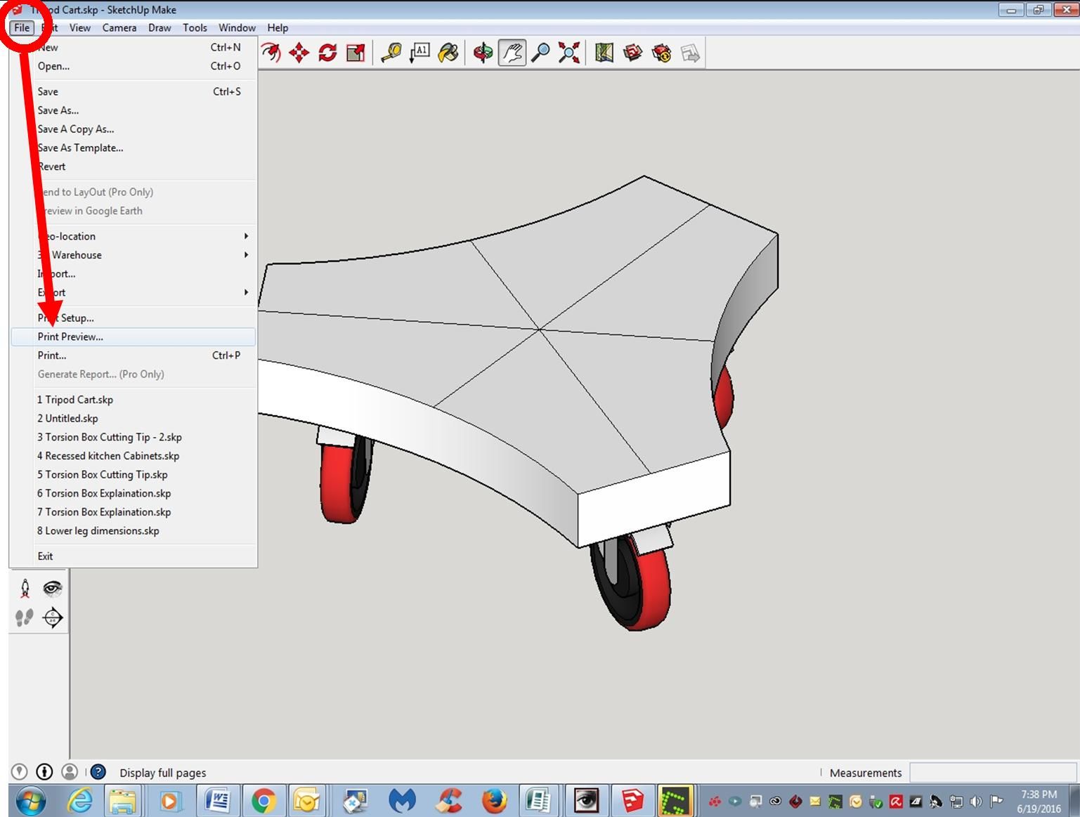 A Better Way to Print Full Size in SketchUp : 4 Steps (with Pictures ...