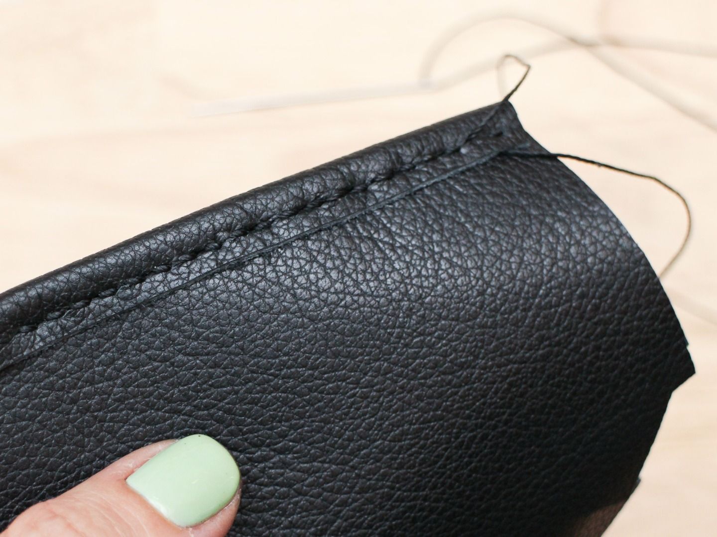 Sewing Leather Step-by-Step – Fleshtag