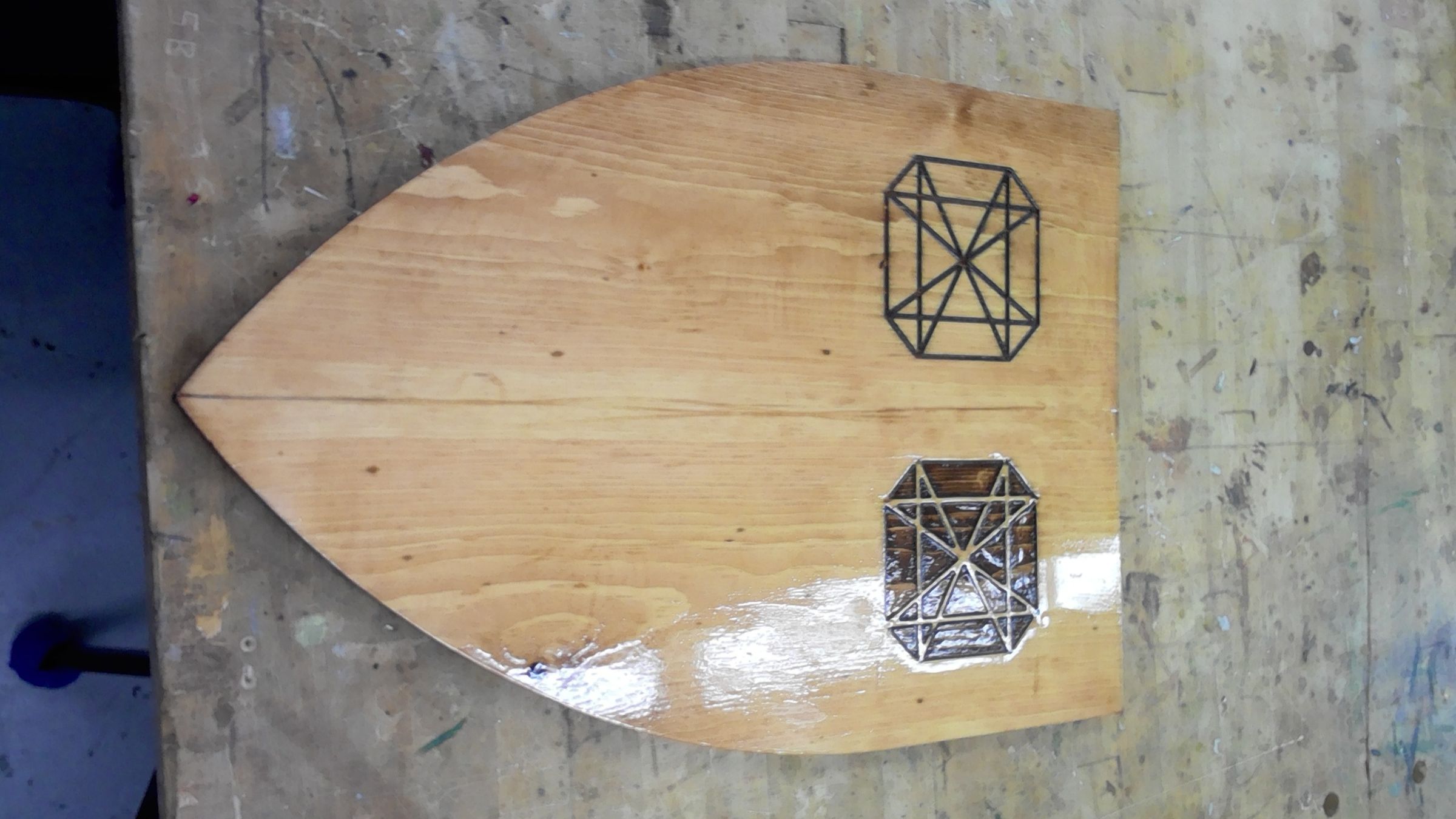 How to Make a Wooden Shield With a Poly Finish : 9 Steps - Instructables