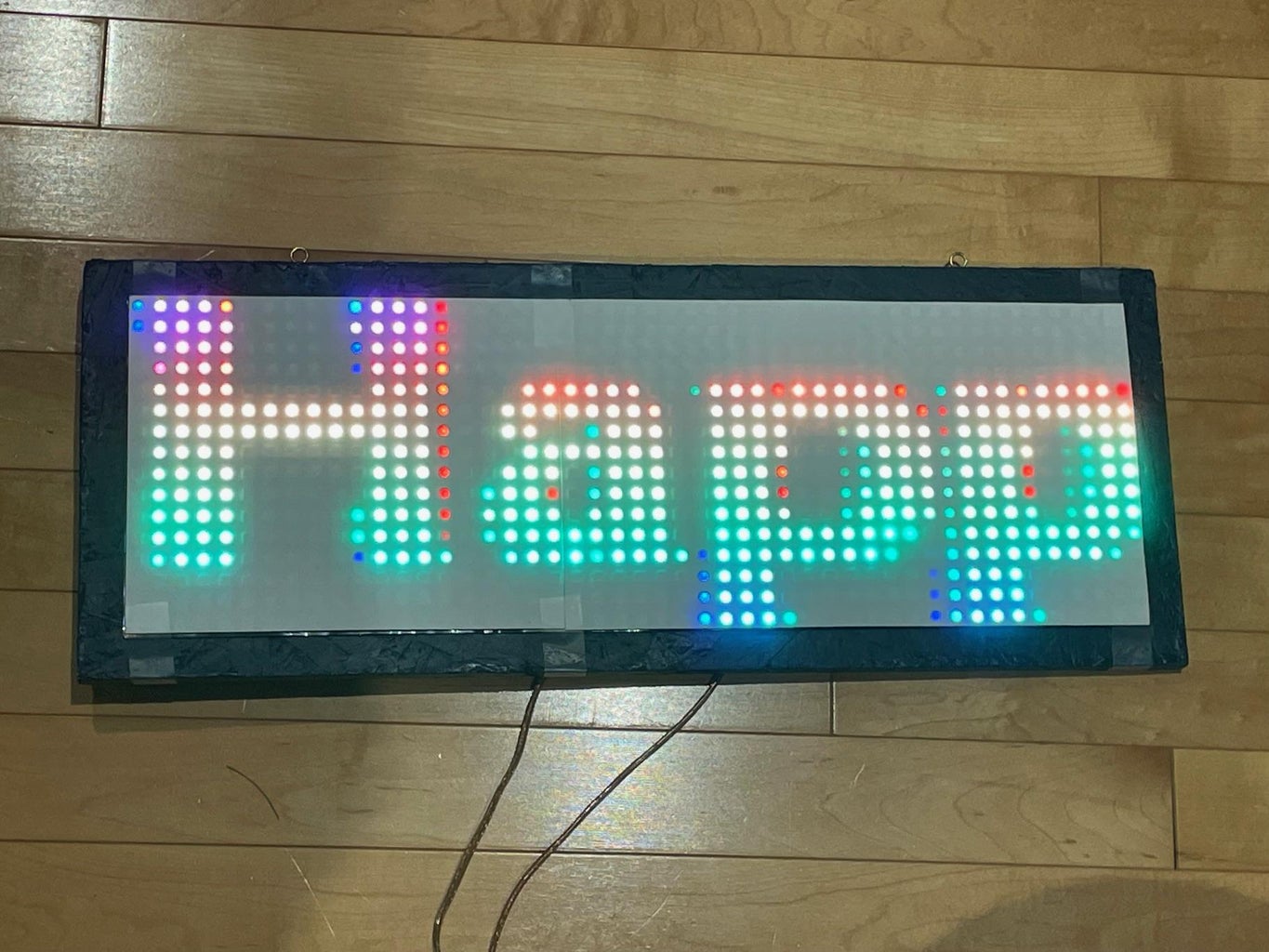 Arduino Uno Controlled 48x16 Color LED Array With Text and Animation ... Arduino Uno Controlled 48x16 Color LED Array With Text and Animation ...