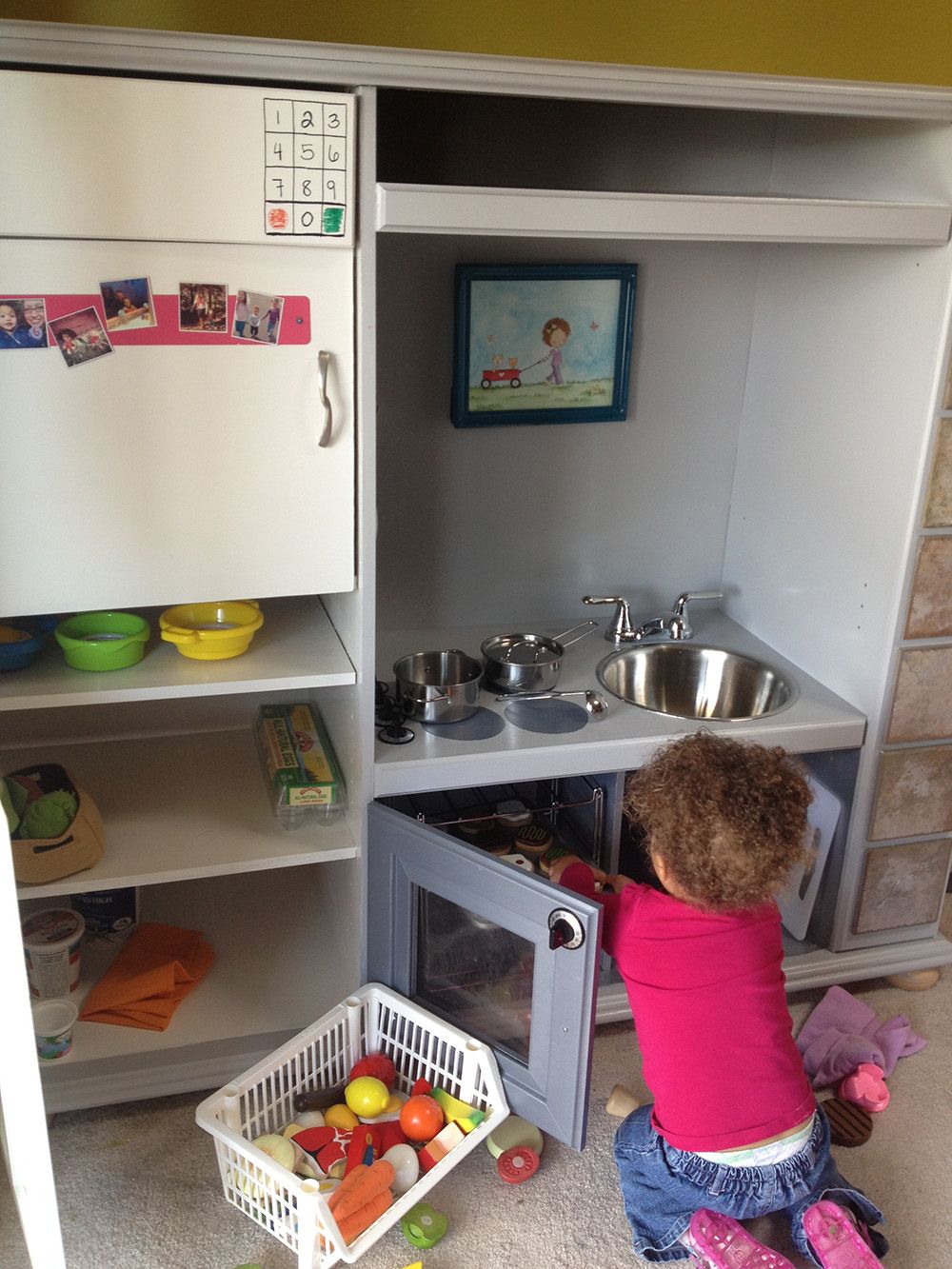 Tv Entertainment Play Kitchen Set