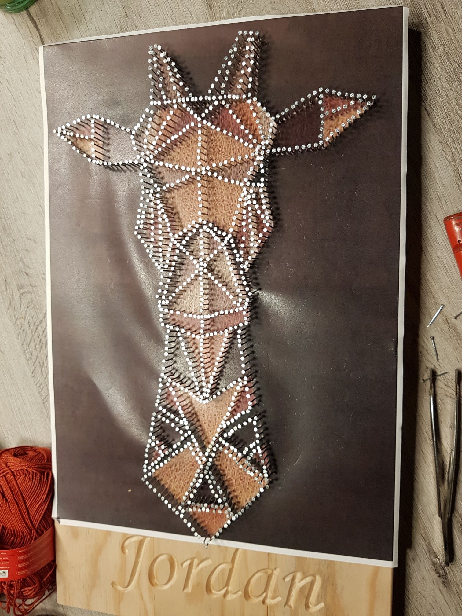 Girafe String Art : 4 Steps (with Pictures) - Instructables