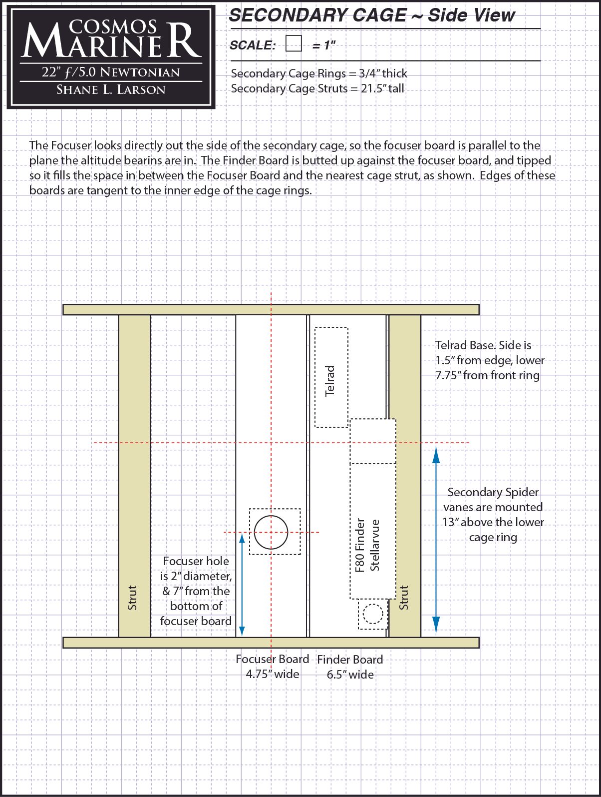 Cosmos Mariner: a Large Aperture Dobsonian Telescope : 33 Steps (with ...