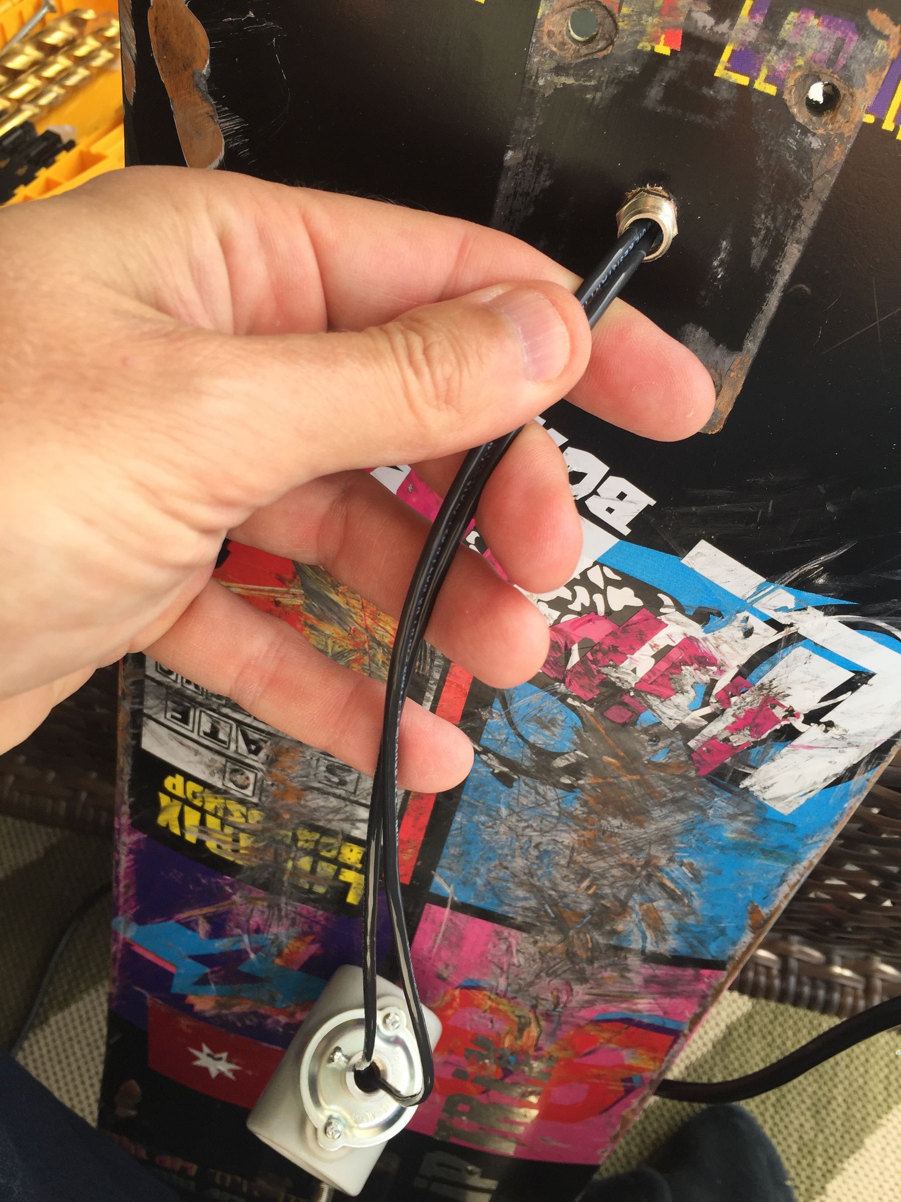 Upcycled Skateboard Lamp From a Used Deck : 8 Steps (with Pictures ...