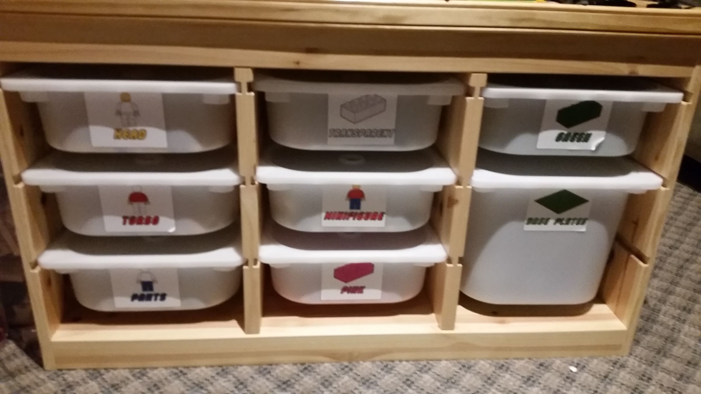 Lego Play Table Made With IKEA TROFAST : 6 Steps (with Pictures ...