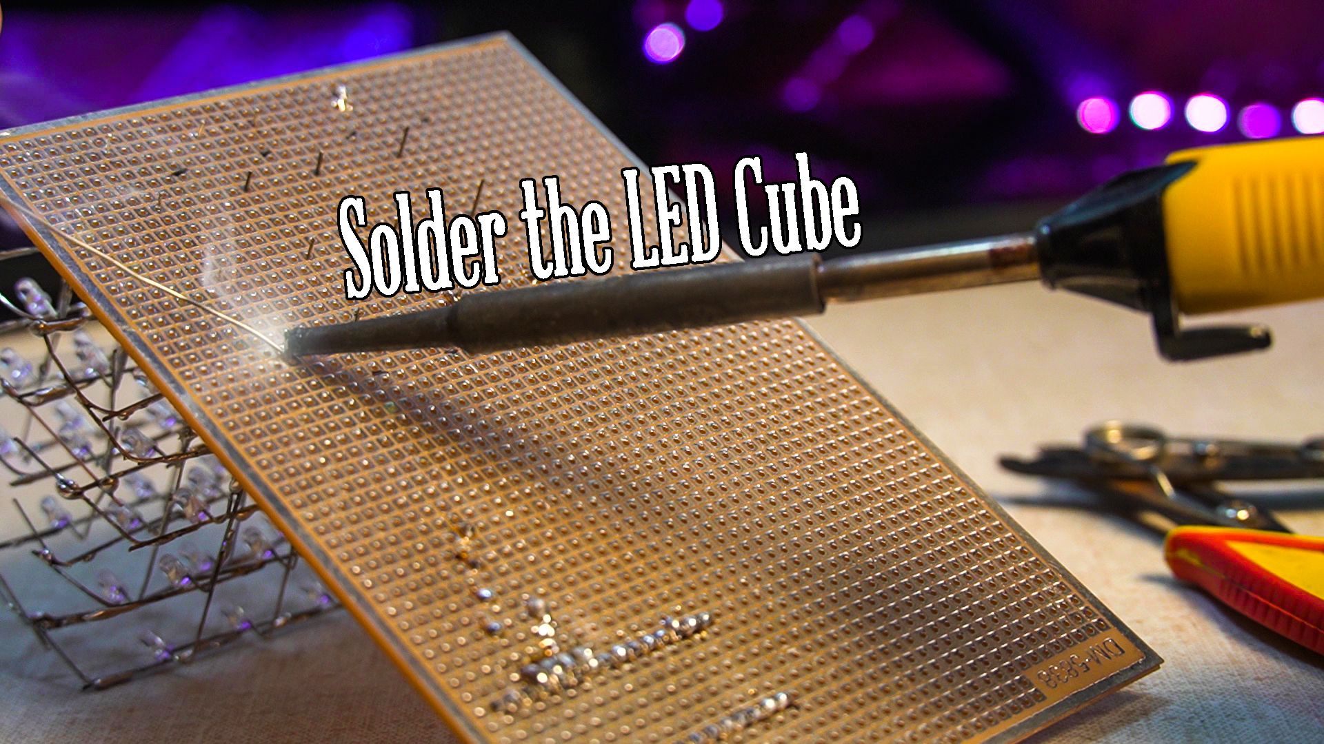 How to Make a 4x4x4 L.E.D. Cube With Leftover LEDs : 12 Steps (with ...