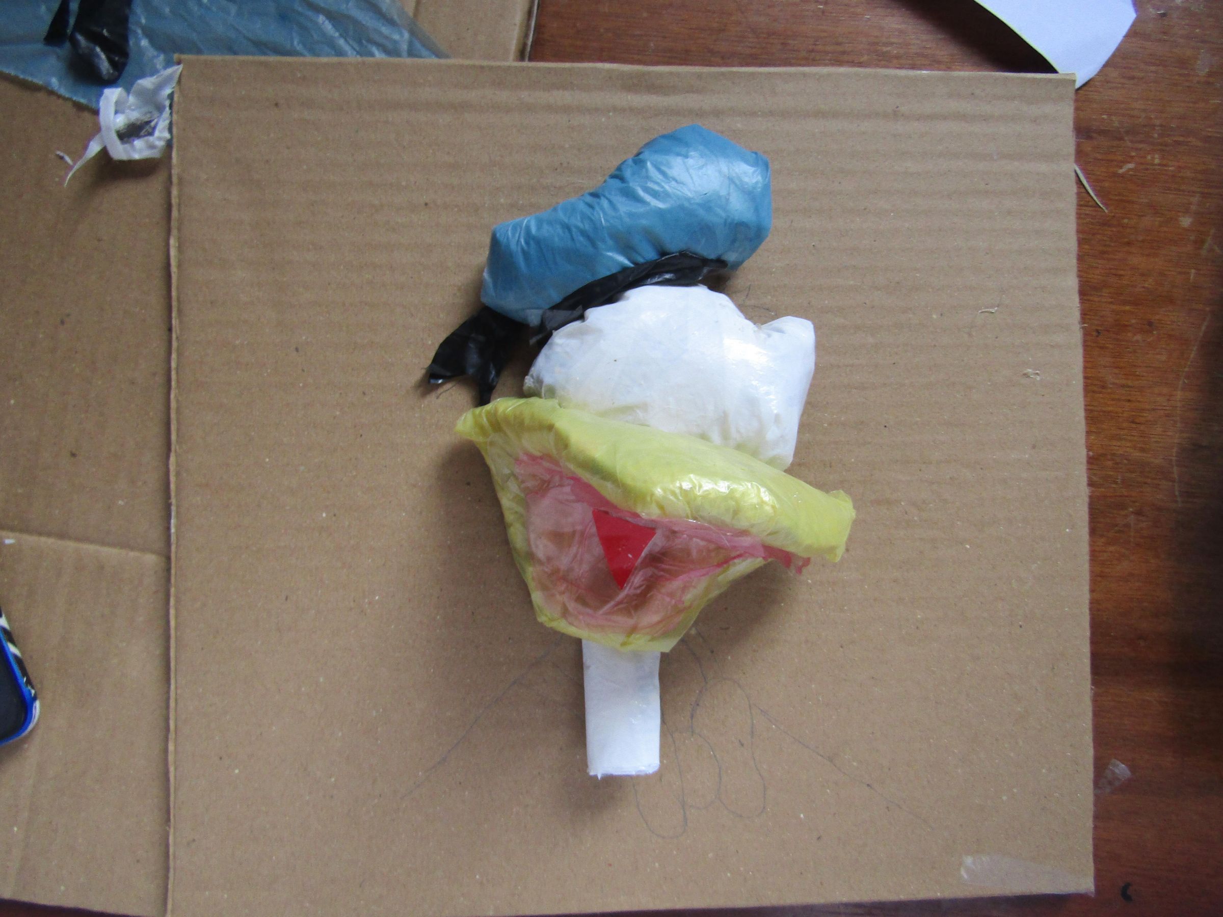 Donald Duck With Old Plastic Bags and Newspapers : 6 Steps - Instructables