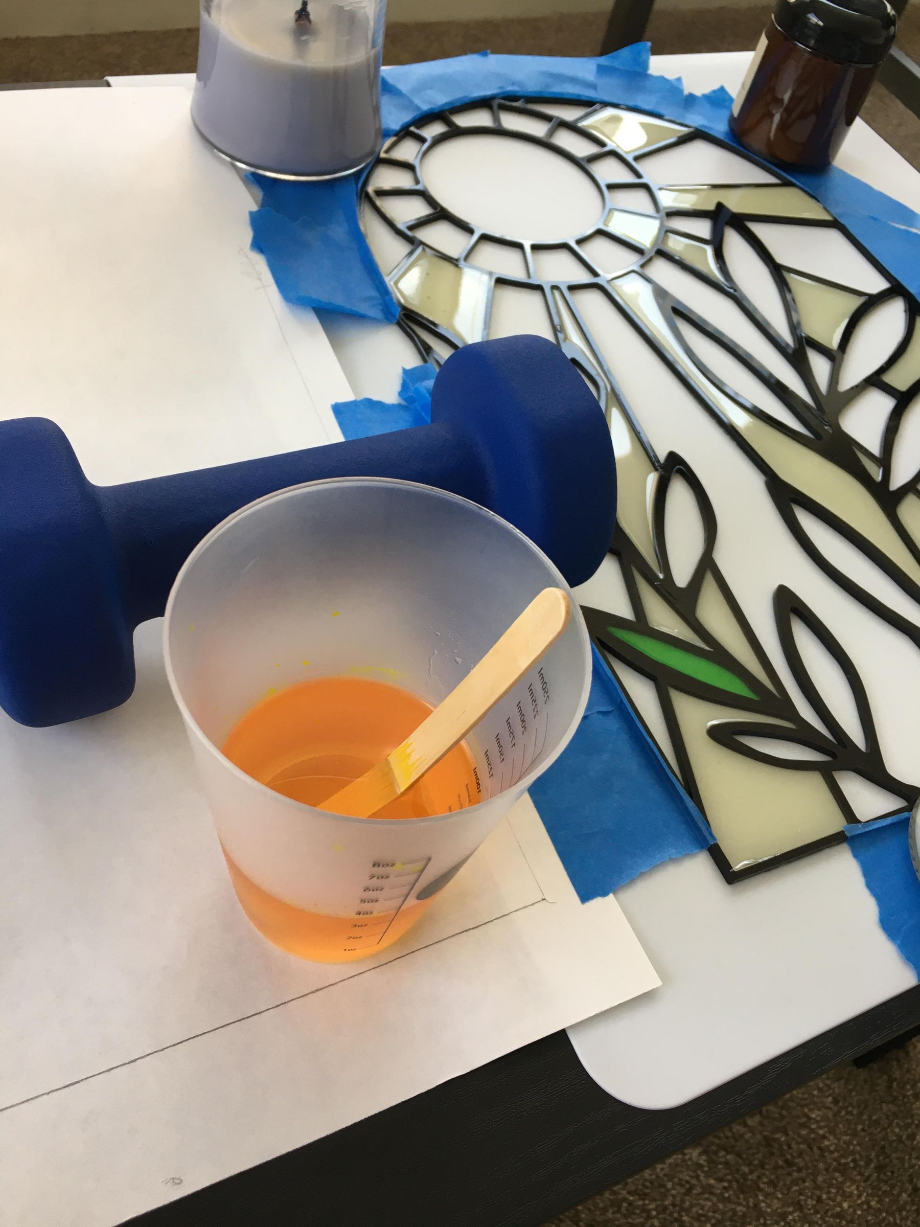 Faux Stained Glass With Resin : 5 Steps (with Pictures) - Instructables