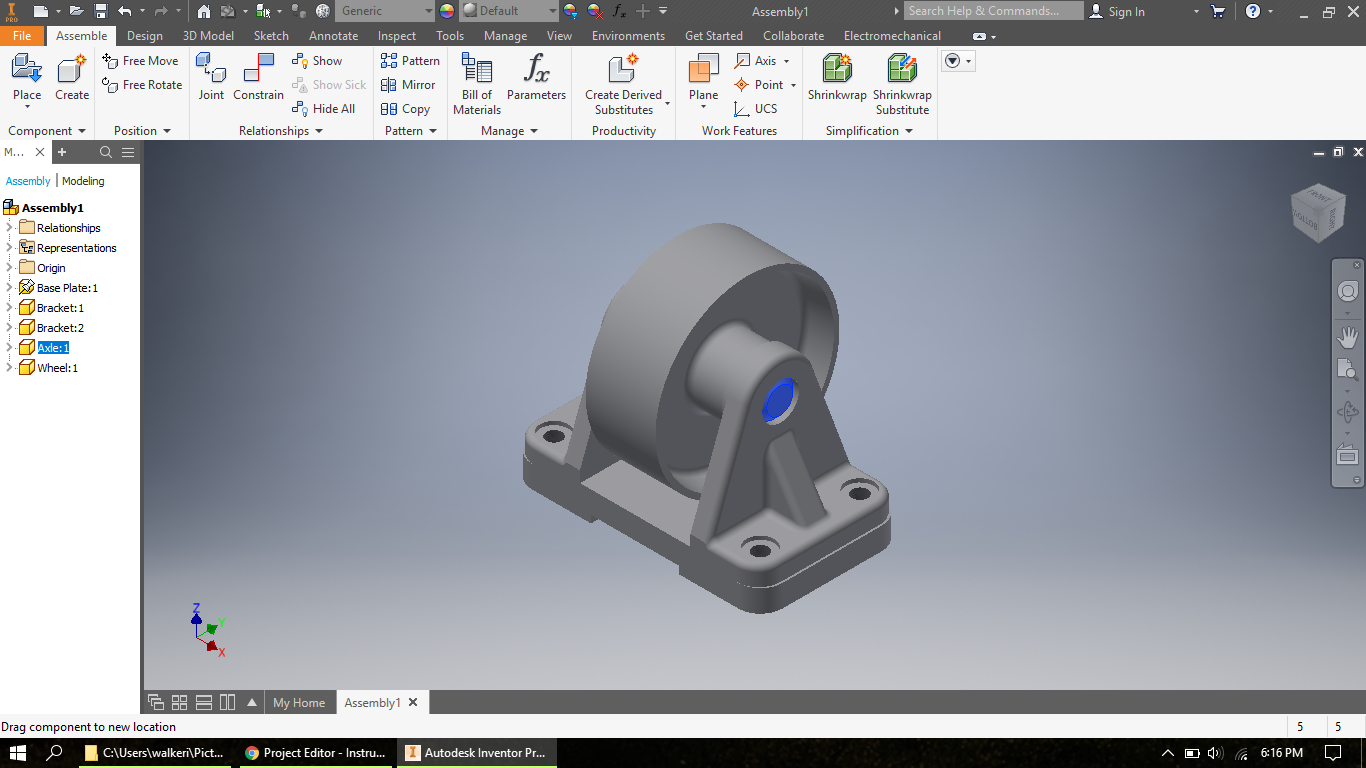 How to Create an Assembly in Inventor : 20 Steps - Instructables