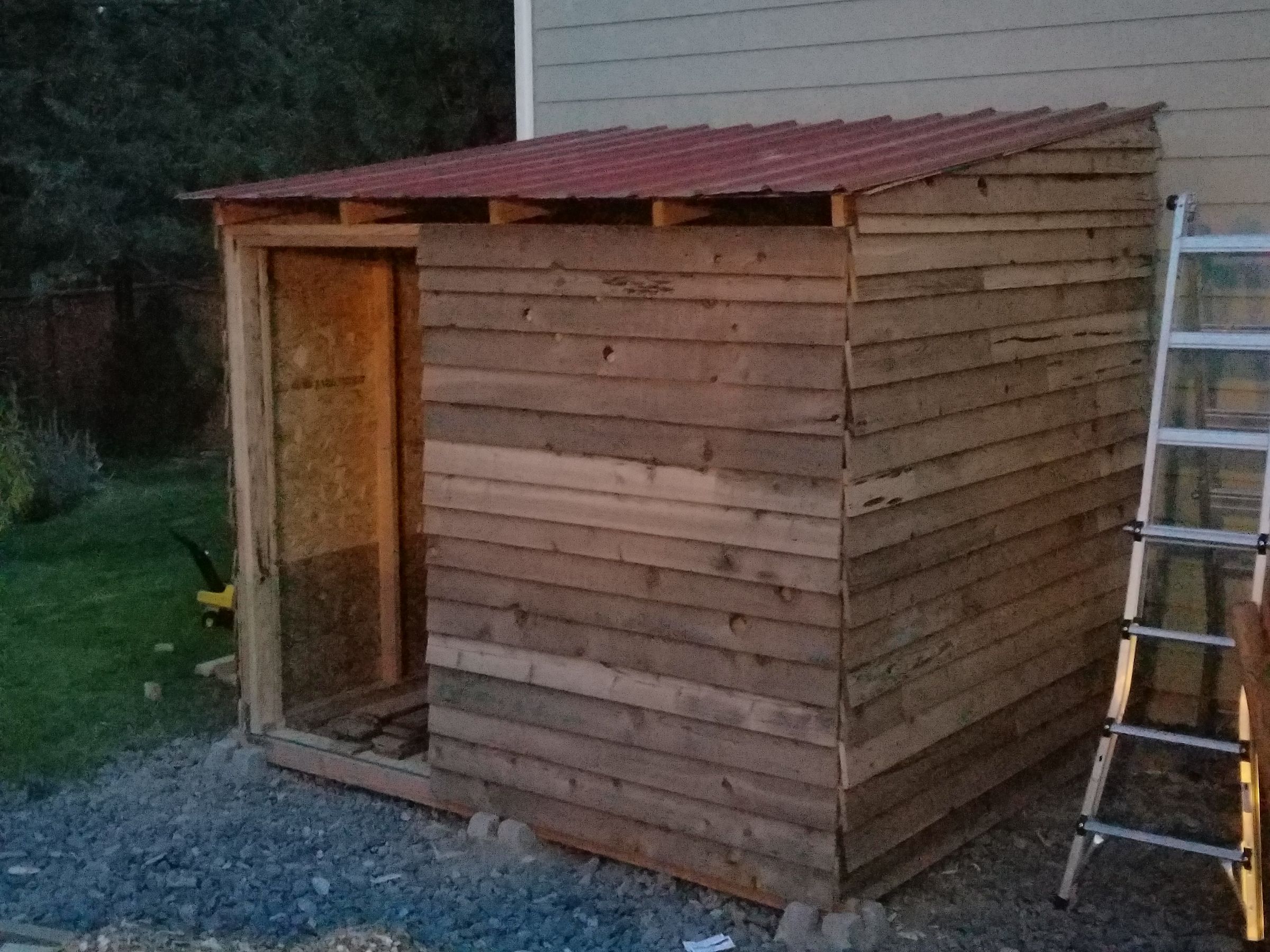 Reclaimed Nearly Free Tool Shed : 9 Steps (with Pictures) - Instructables