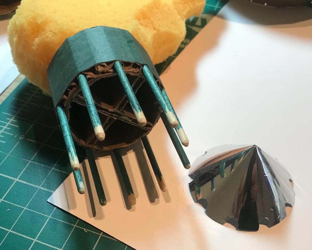 Statue of Liberty Torch, Using Cardboard : 9 Steps (with Pictures ...