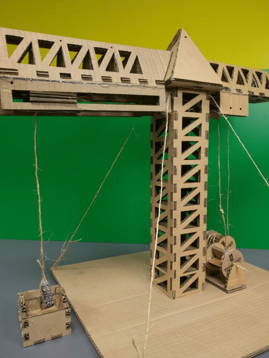 Cardboard Crane : 5 Steps (with Pictures) - Instructables