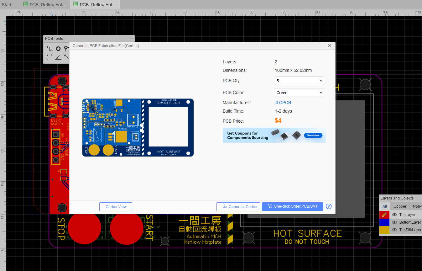 DIY USB-PD Powered MCH Automatic Reflow Hotplate | Hackaday.io
