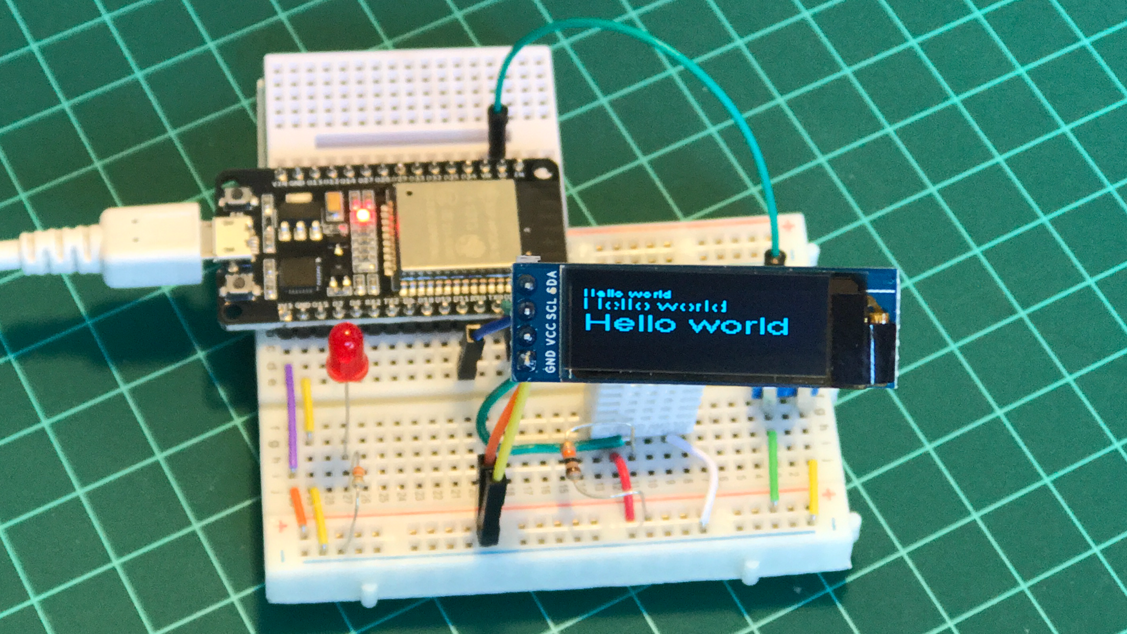 Esp32 And Oled Display Internet Clock Dht22 10 Steps