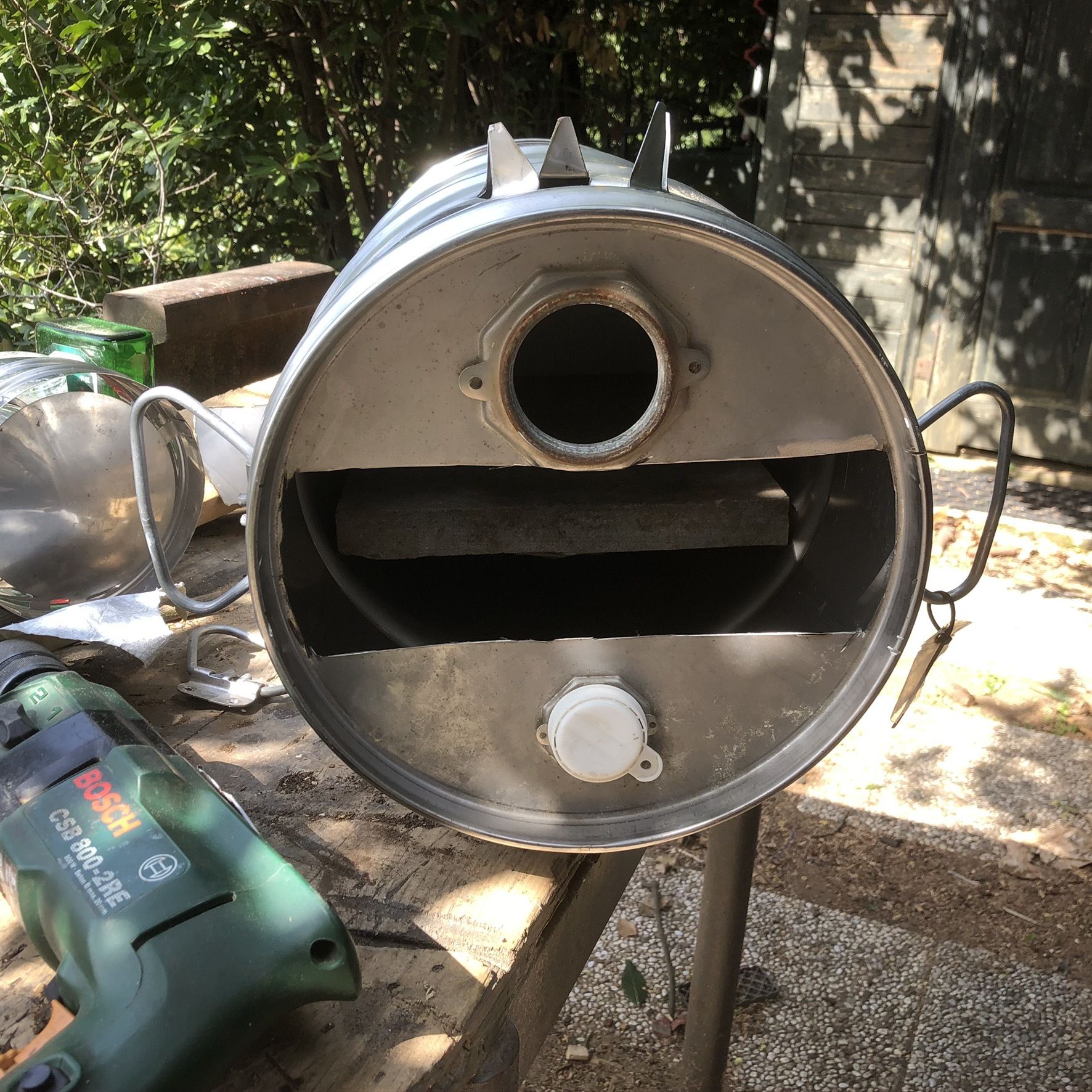 Small Experimental Portable Pizza Oven From Scrap : 3 Steps - Instructables