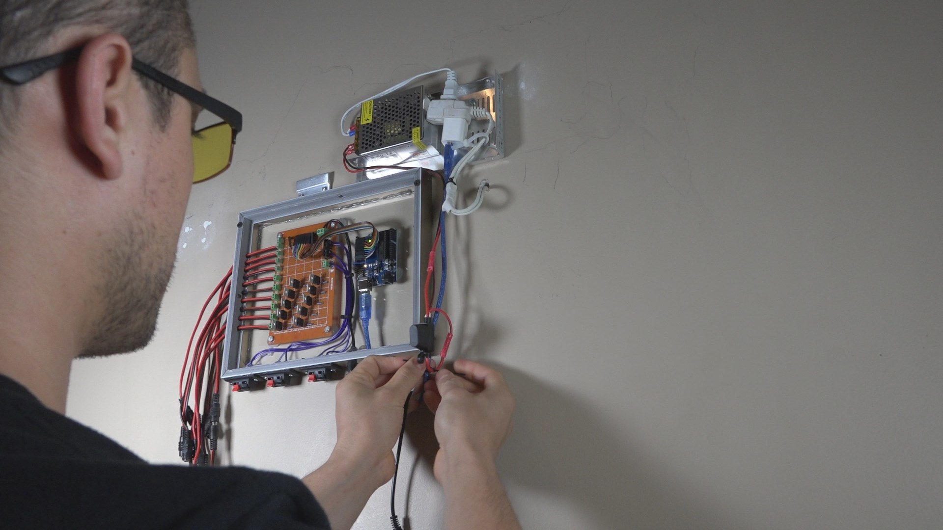 Floating World Backlit Moss Map With Arduino Fiber Optic LED Cities ...