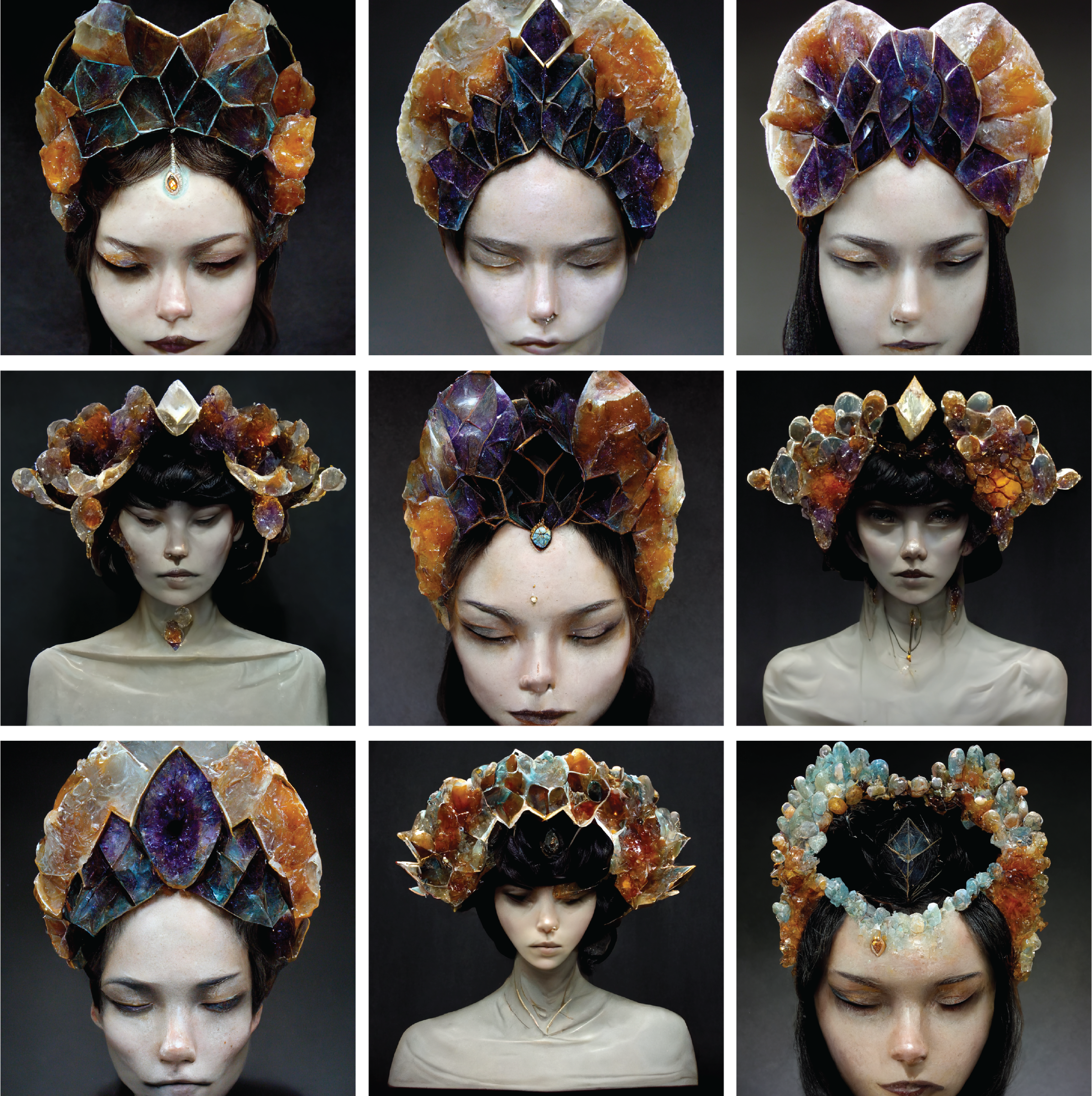 Geode Inspired Head Piece : 9 Steps - Instructables