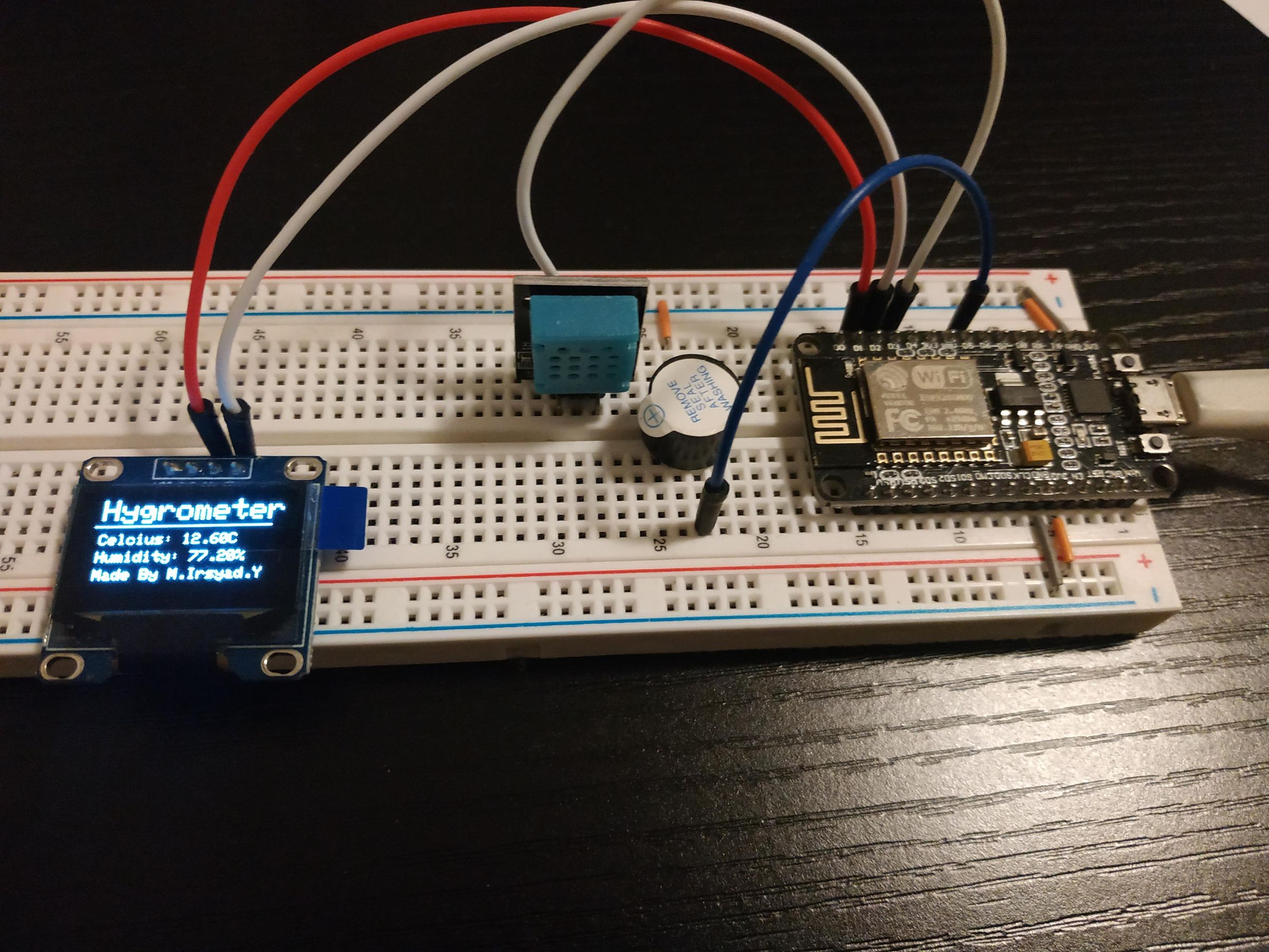 Easy Thingspeak Home Weather Station (Hygrometer) With ESP8266 : 6 ...