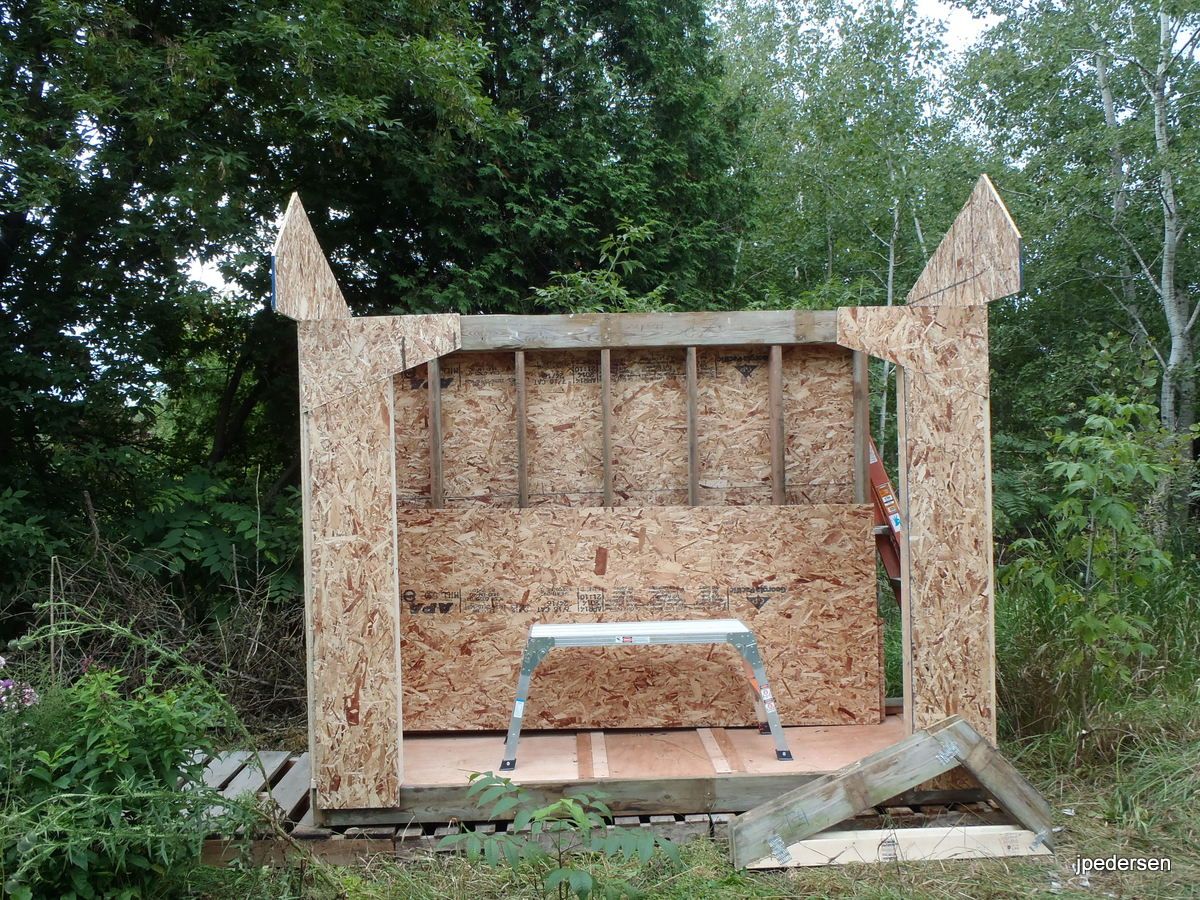 Wood Pellet Storage Shed : 3 Steps - Instructables