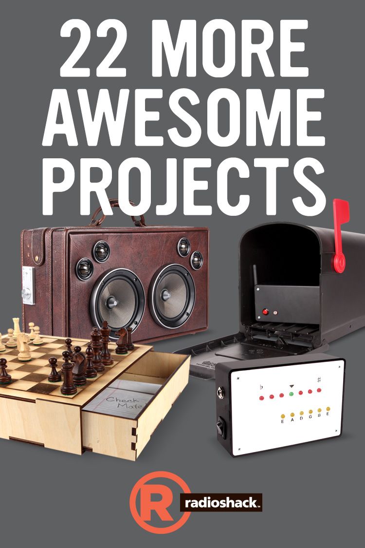 RadioShack Presents 22 More Awesome Projects - Instructables