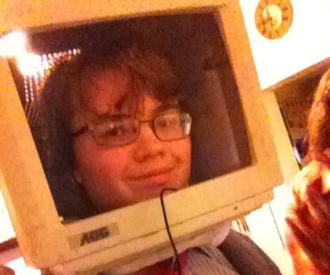 Computer Head Costume (aka Late 90s Cyborg) - Instructables