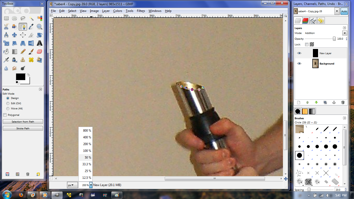 Lightsaber Blade Effect for Free : 10 Steps - Instructables