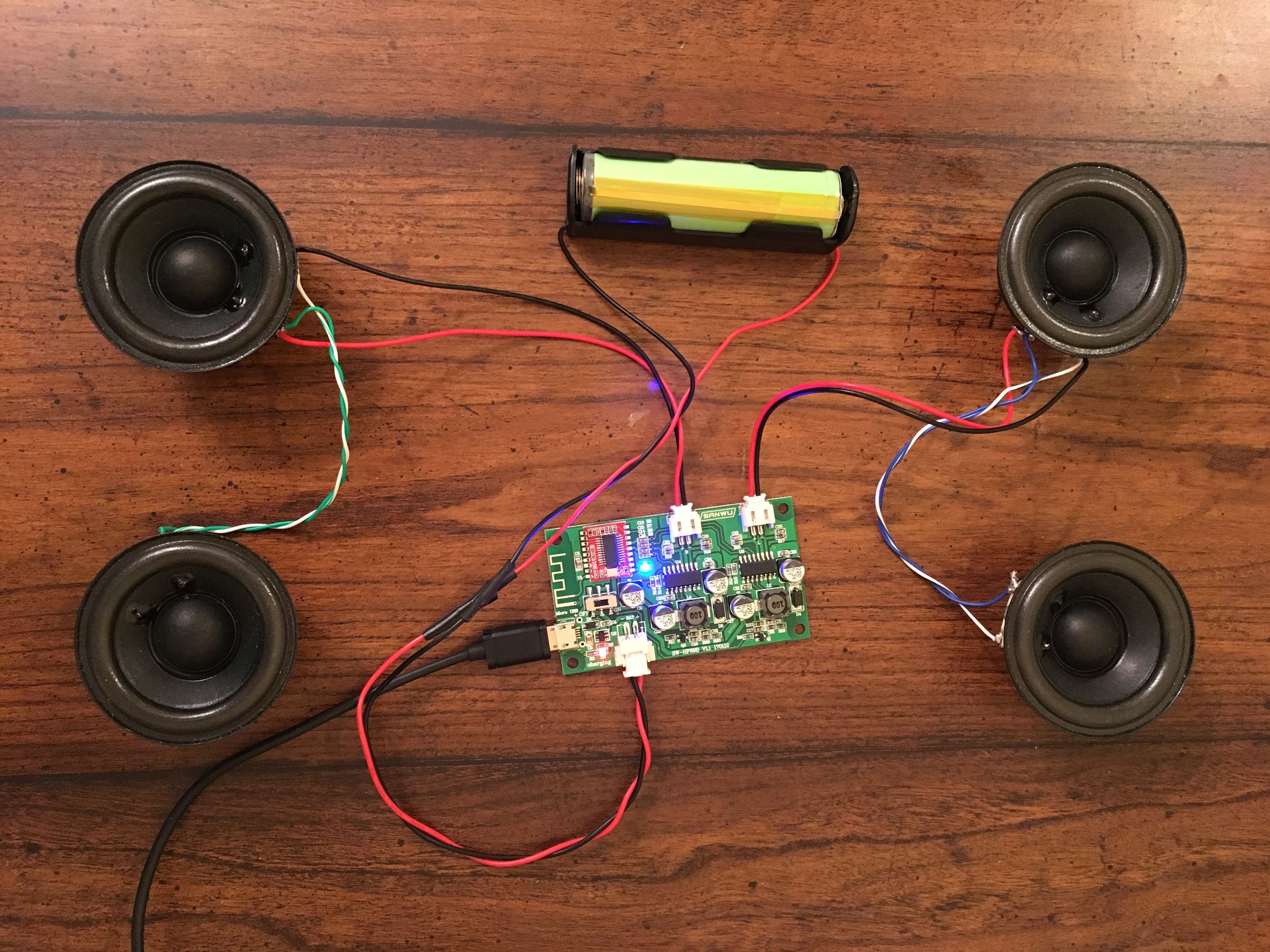 Executive Stereo Audio Bluetooth Speaker : 12 Steps (with Pictures ...