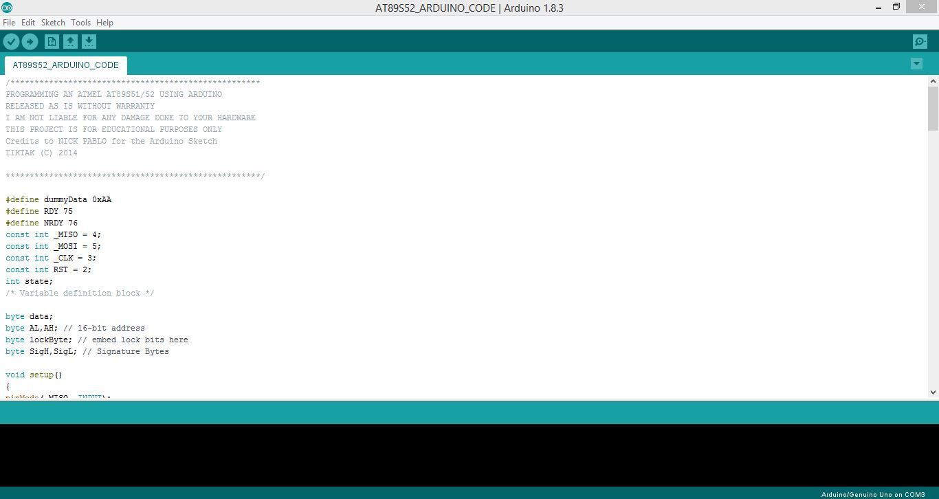 89S52 Programmer Using Arduino Uno : 6 Steps - Instructables