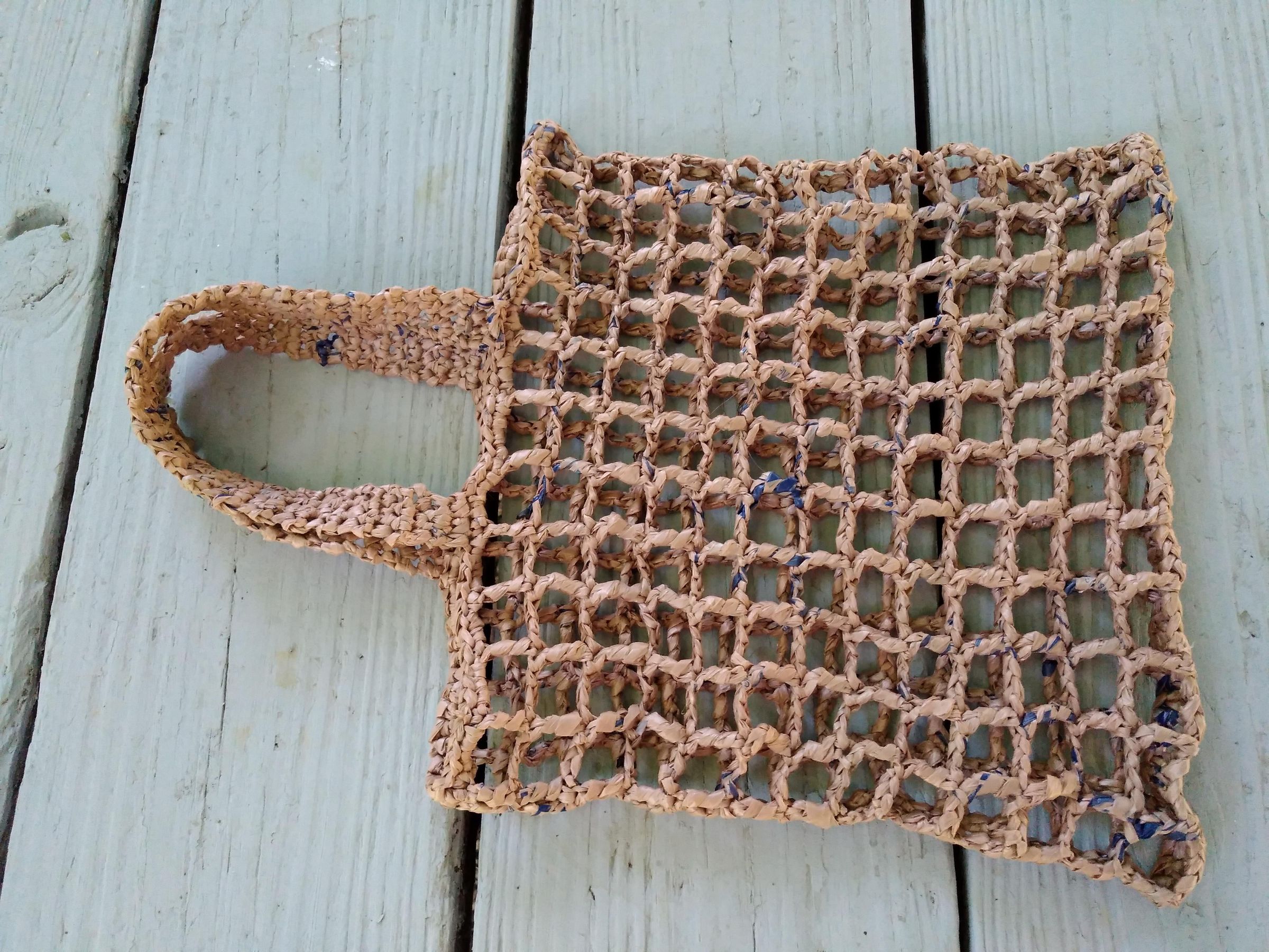Mesh Tote Bags From Single-Use Plastic Bags : 8 Steps (with Pictures ...