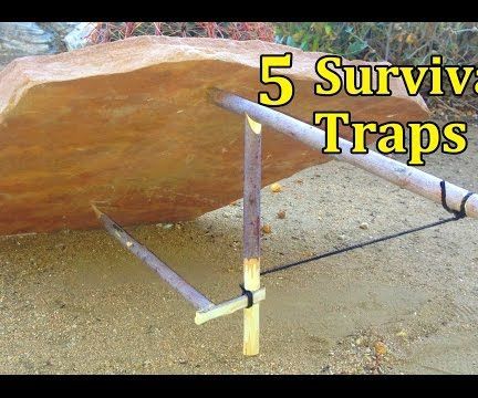 5 SURVIVAL TRAPS - Instructables