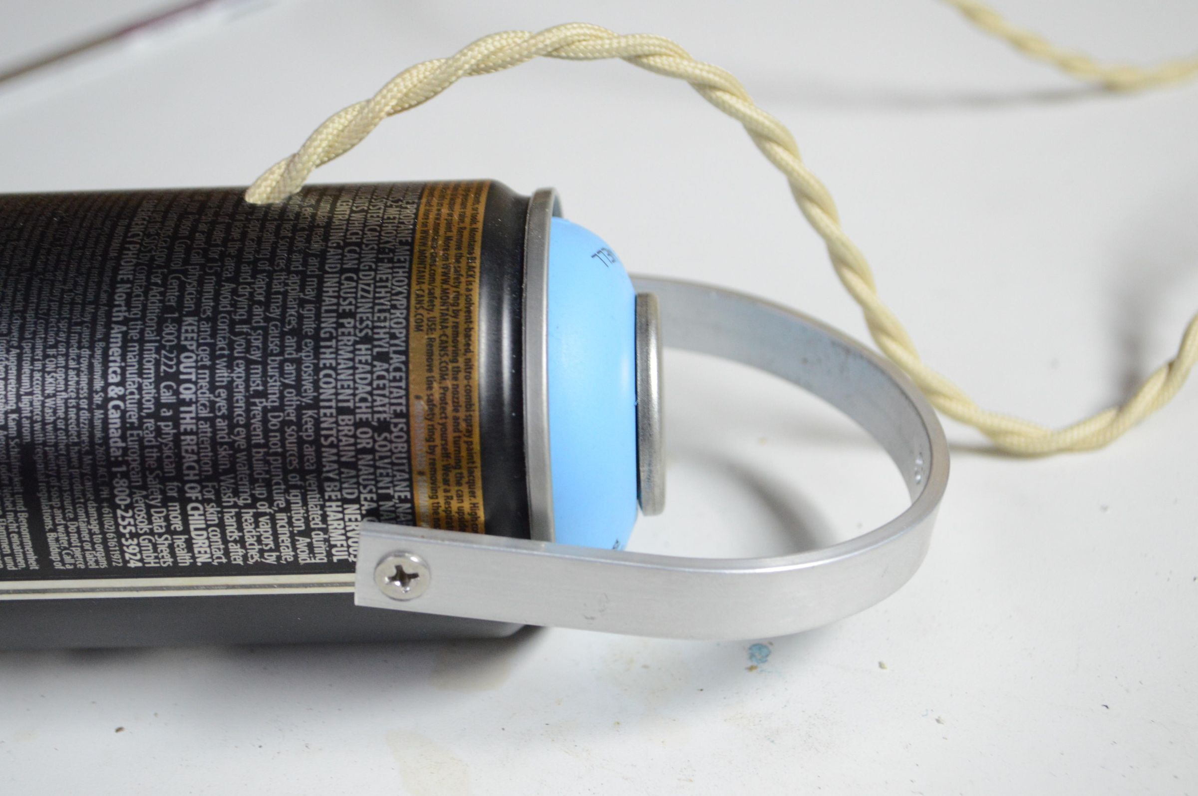 Lamp Made From a Paint Spray Can : 8 Steps (with Pictures) - Instructables
