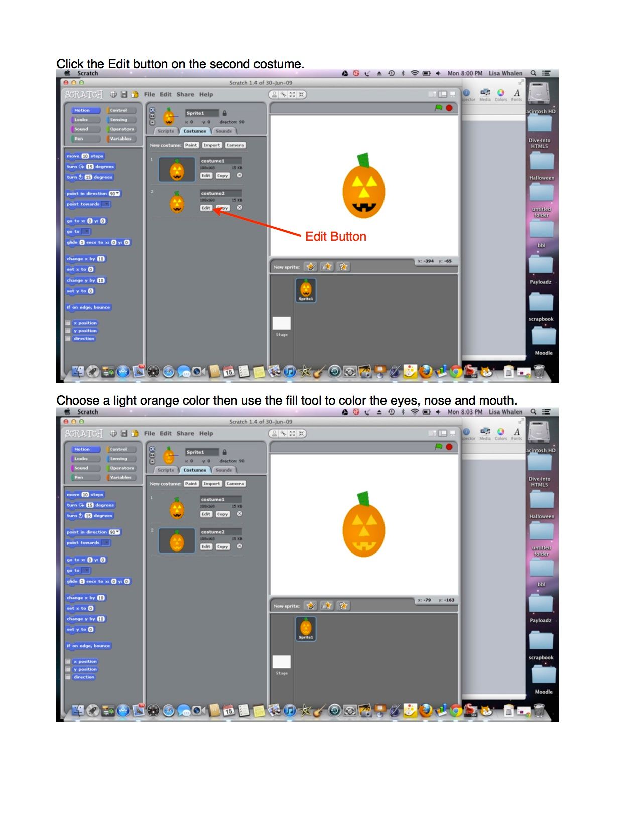 Pumpkin Tutorial for the Scratch Programming Language - Steps 1 and 2 : ...