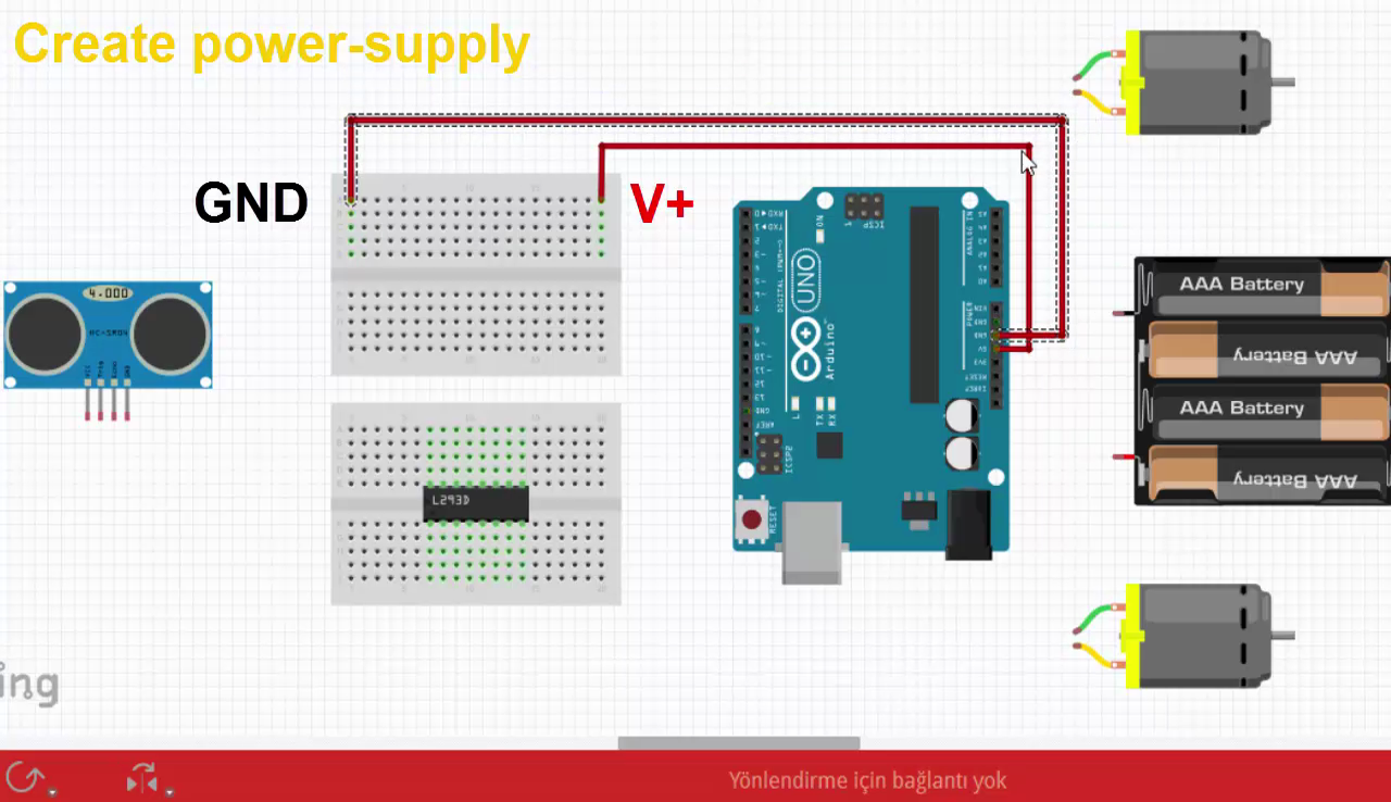 Arduino - Obstacle Avoiding Robot (with L293D) : 11 Steps (with ...