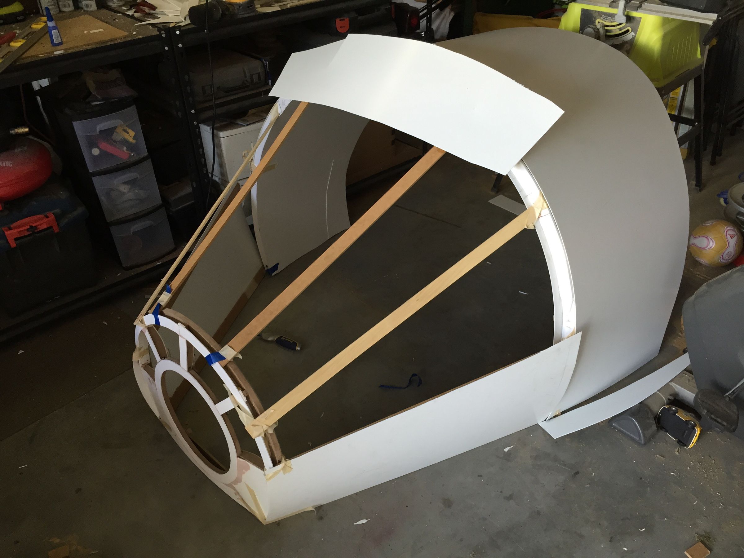 DIY Star Wars Millennium Falcon Cockpit Playhouse : 17 Steps (with ...