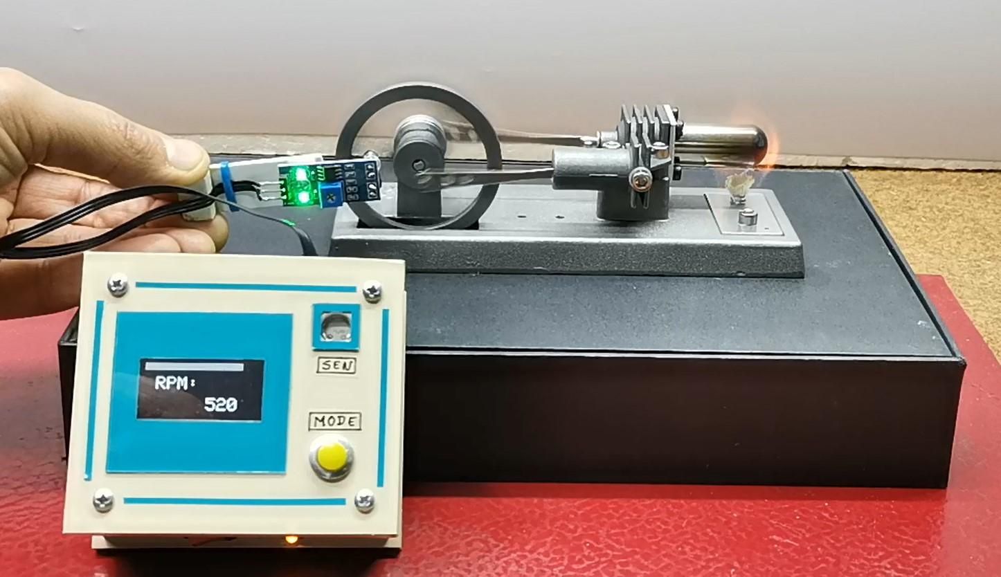 Arduino Tachometer (RPM Meter) With IR Sensor Module : 4 Steps (with ...
