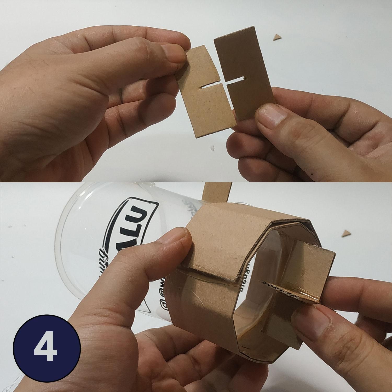 Plastic Cup Into Blender With Cardboard : 6 Steps (with Pictures ...