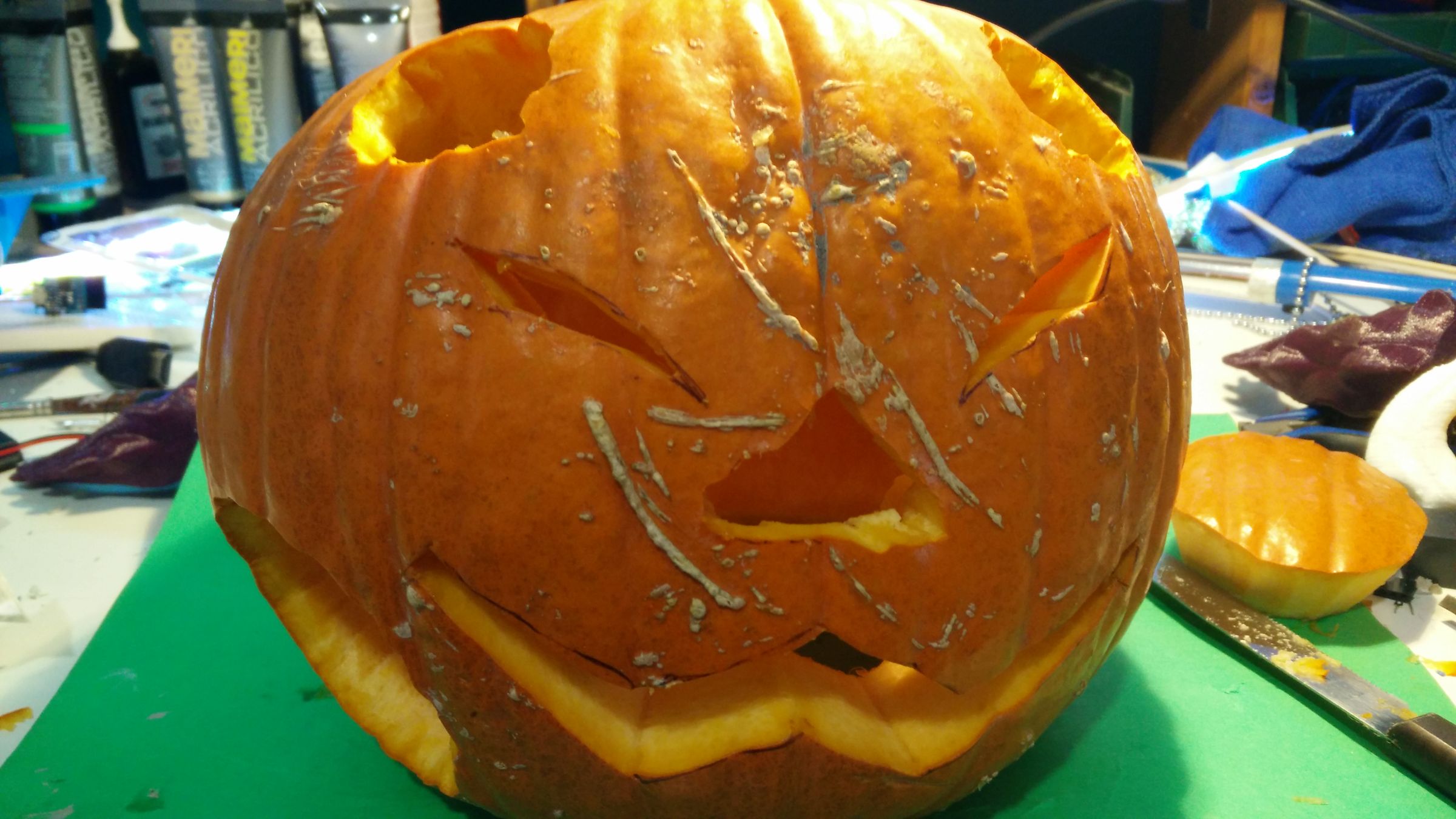 Decorating Carved Pumpkin (3D Printable Models) : 5 Steps (with ...