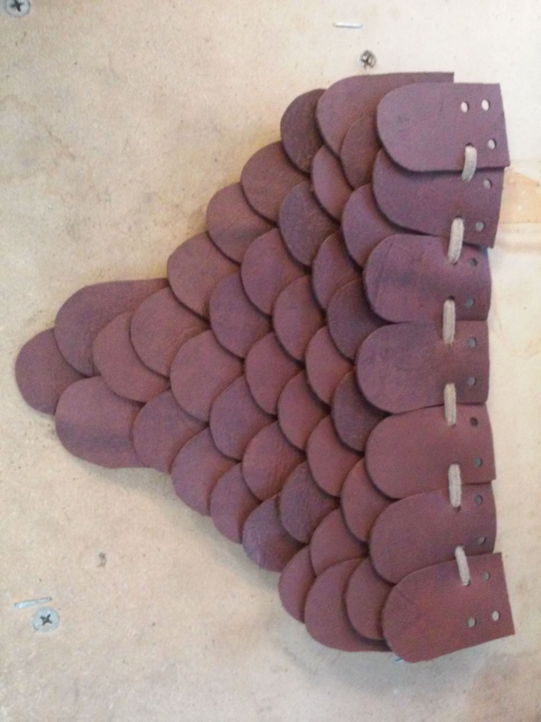 Leather Lamellar(scale) Bracer : 7 Steps (with Pictures) - Instructables