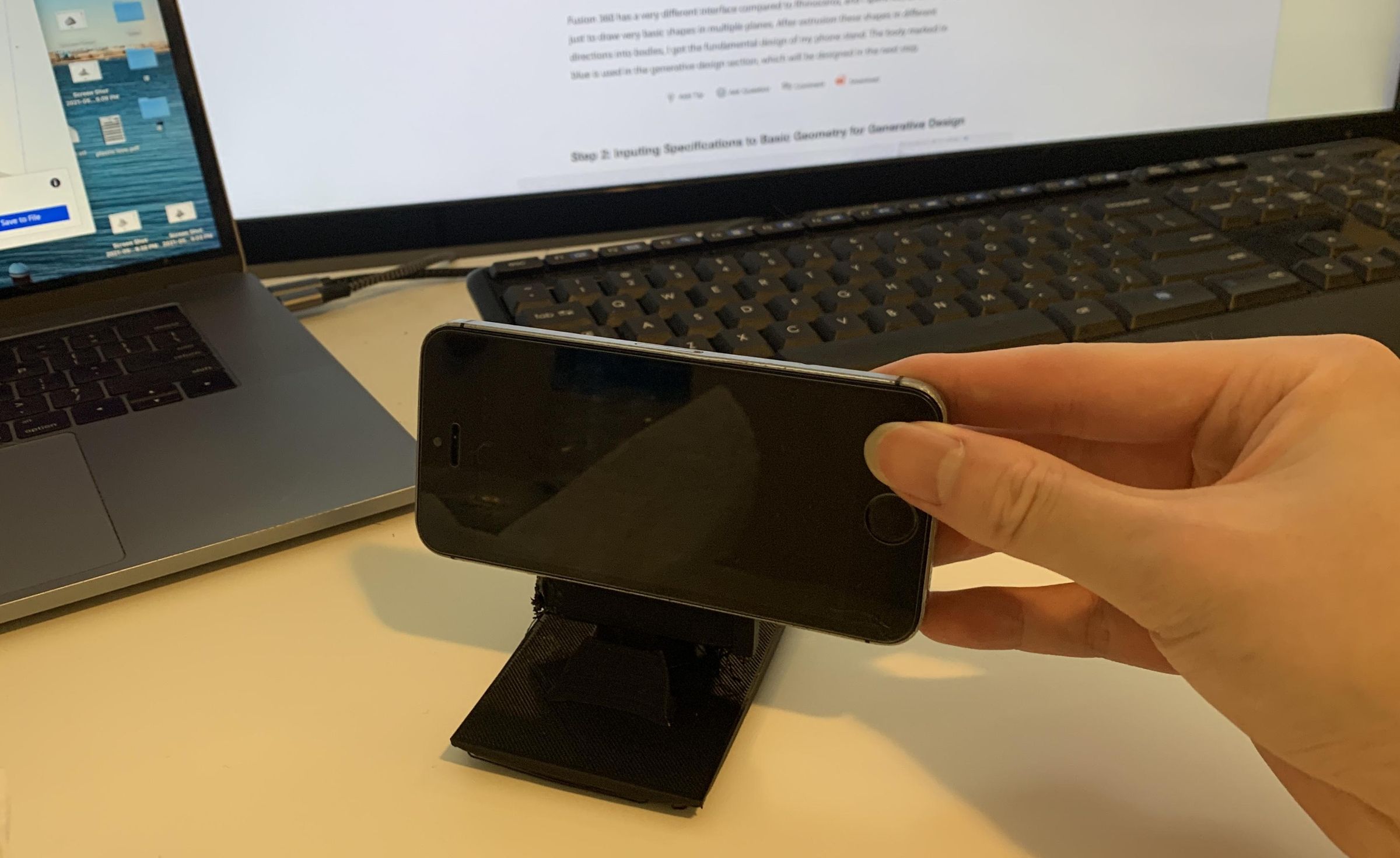 Fusion 360 Generative Phone Stand : 4 Steps - Instructables