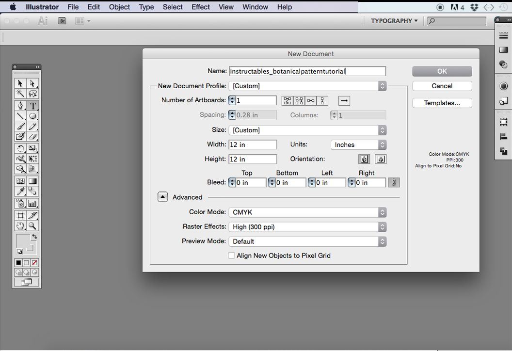 Creating a Seamless Vector Pattern in Adobe Illustrator : 13 Steps ...