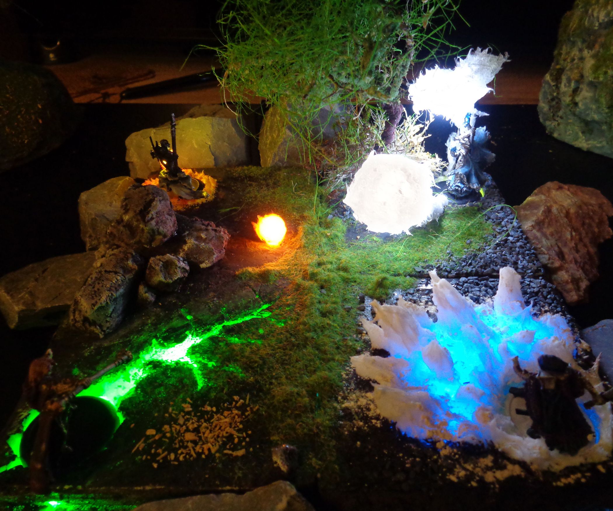 Elementalists at War (easy Silicone/LED Diorama) : 10 Steps (with ...