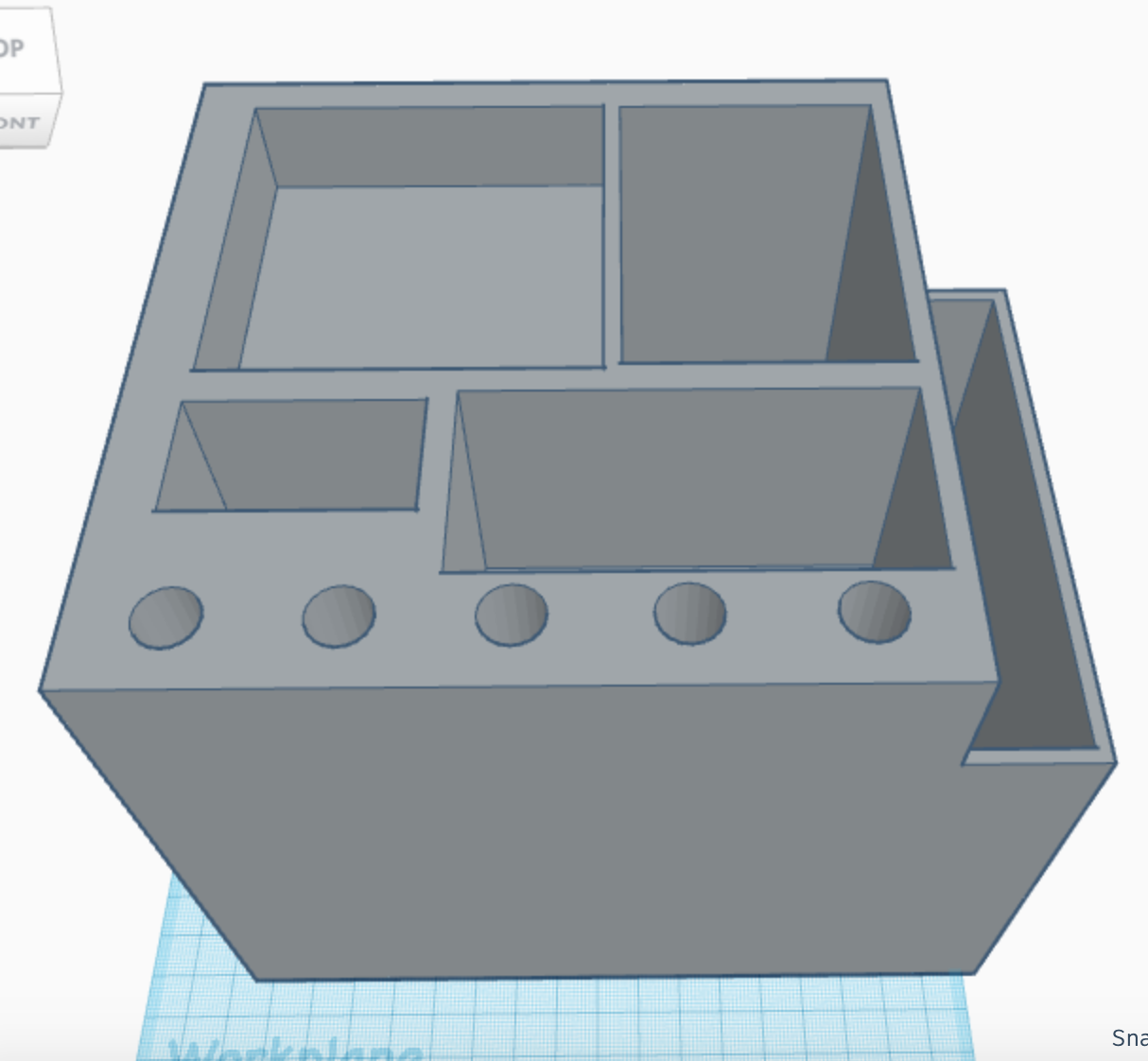 Desk Organizer Cube Using TINKERCAD! : 8 Steps - Instructables