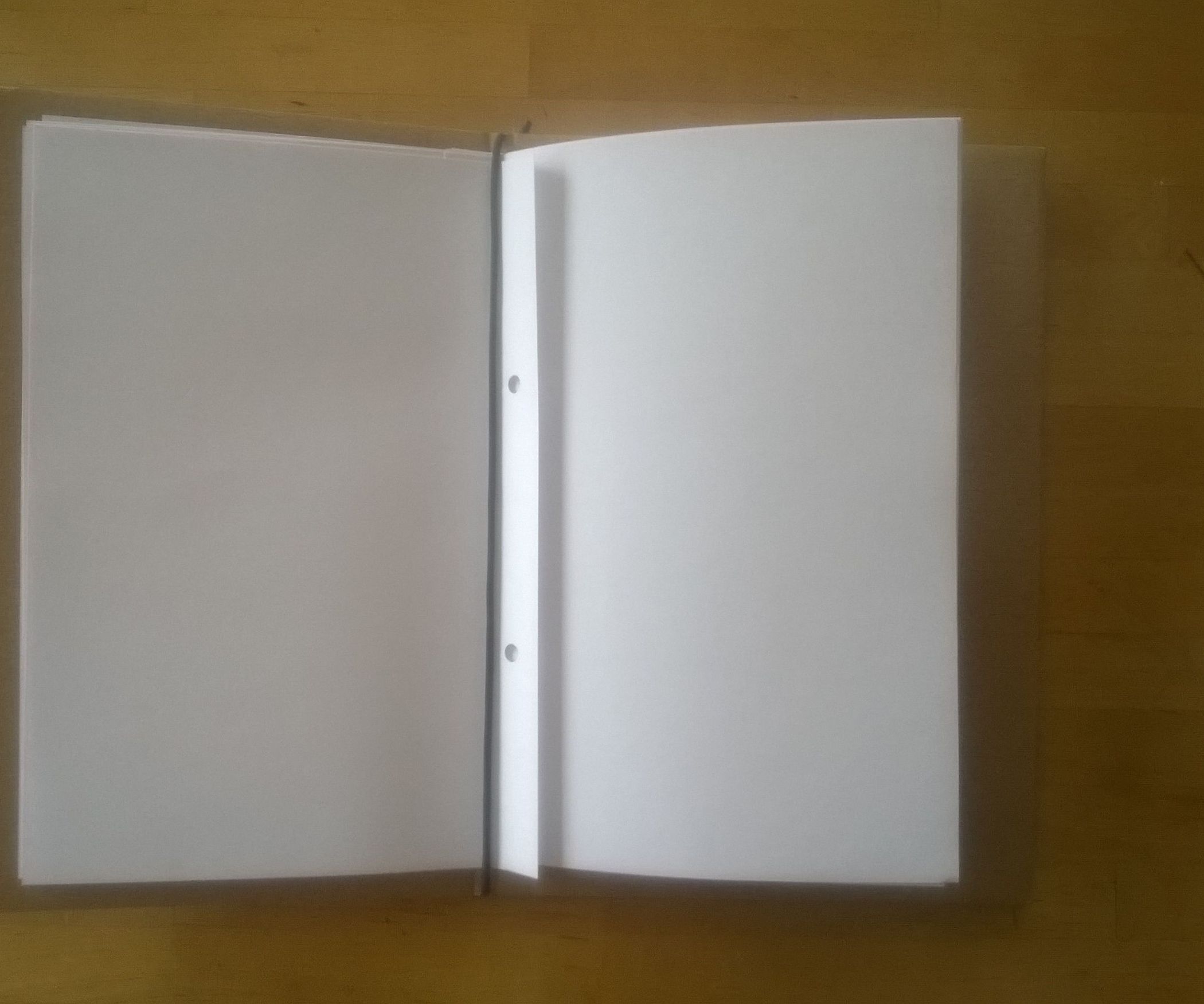 Expandable Flat Notebook (of Any Size) : 5 Steps - Instructables