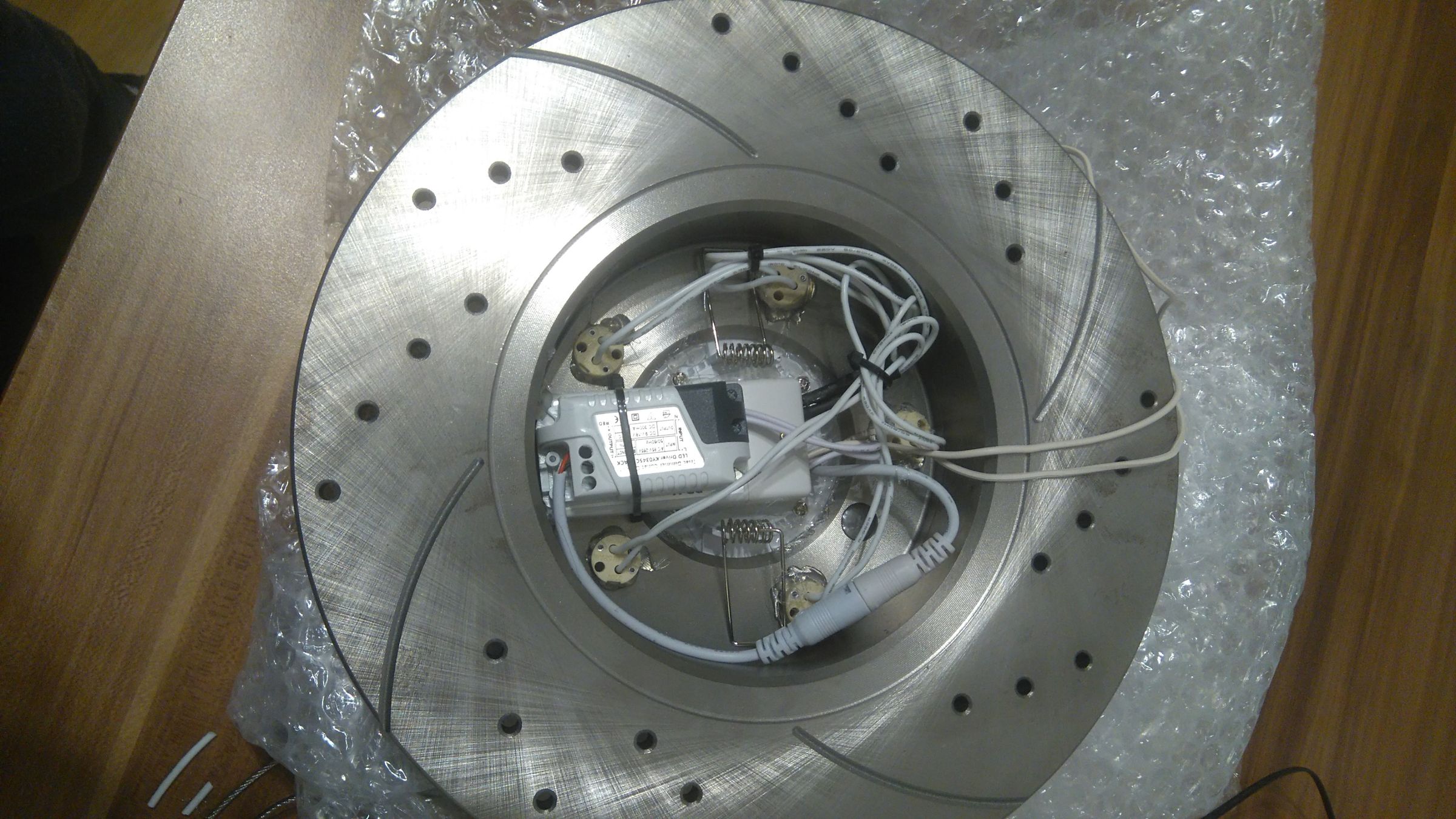 Brake Disc LED-lamp : 3 Steps (with Pictures) - Instructables